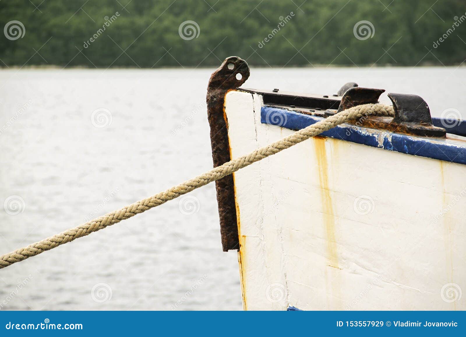 White Bow of the ship stock image. Image of navy, boat - 153557929