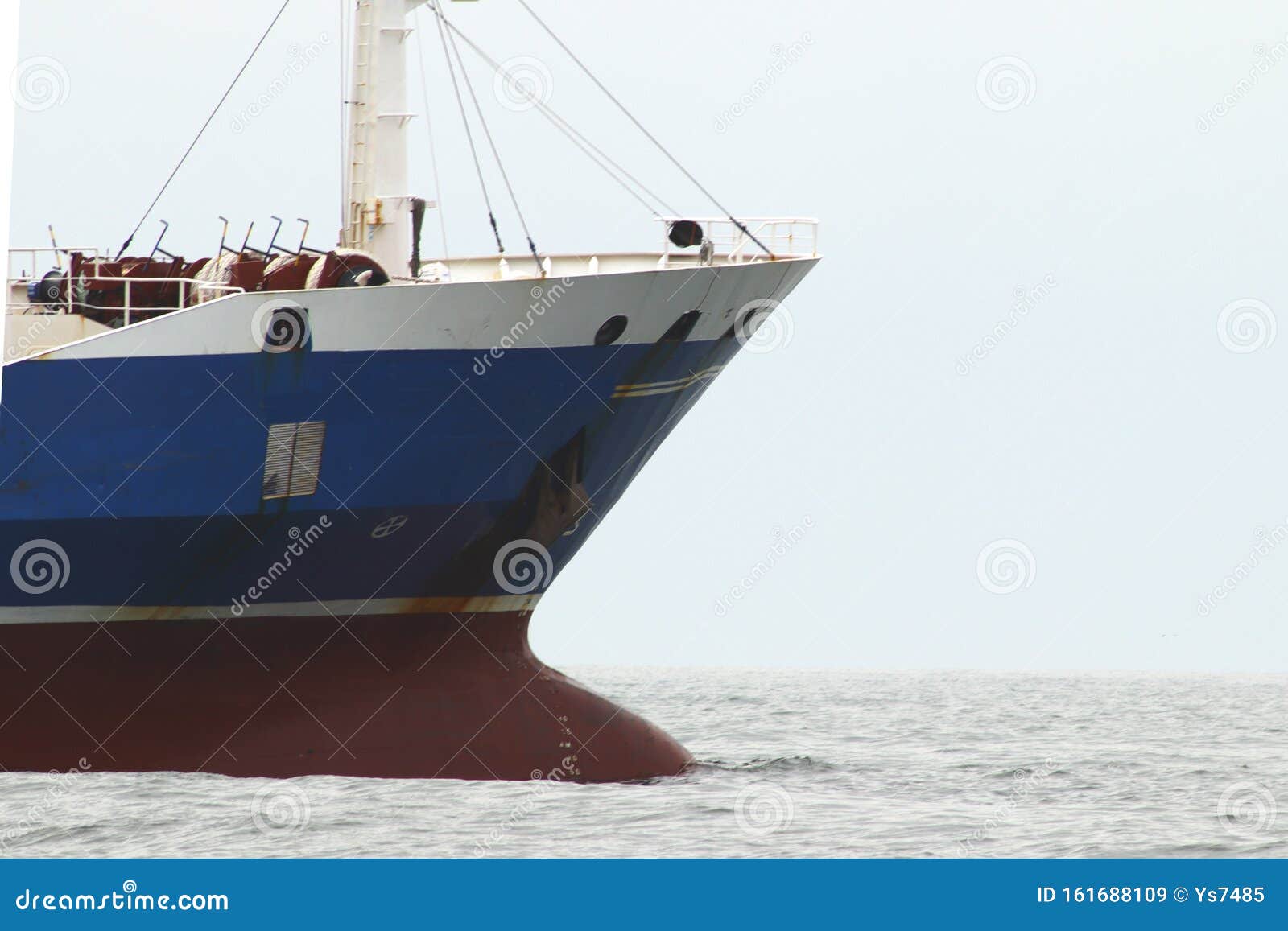 A Bow of Tanker Ship on the Water. Stock Image - Image of tanker ...
