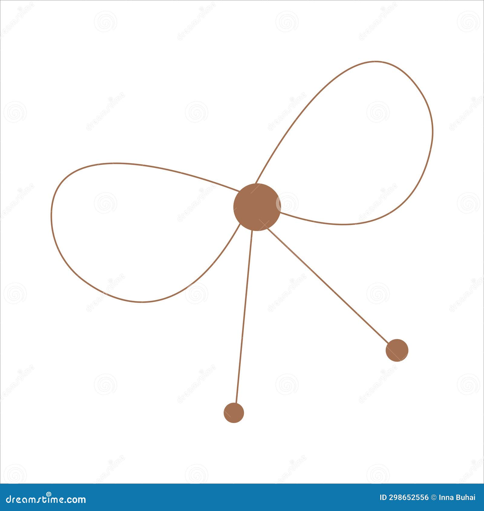 Bow of thread flat icon stock illustration. Illustration of birthday ...