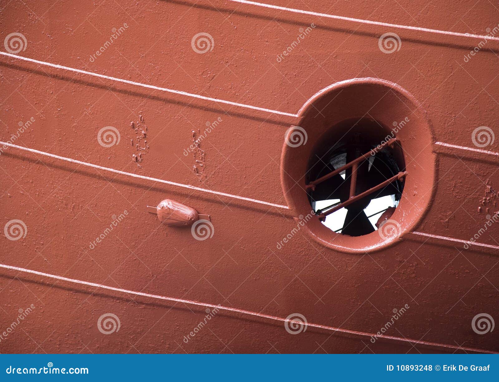 Bow thruster propeller stock photo. Image of boat, repair - 10893248