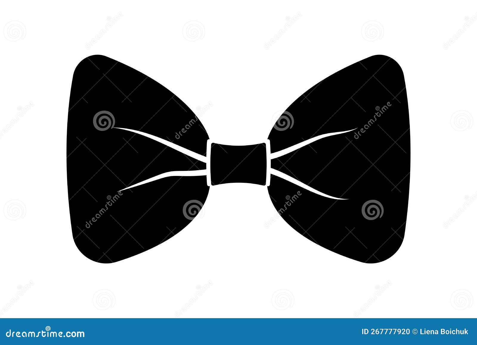 Bow Tie Black Vector Icon, Formal Dress Code Symbol Stock Vector ...