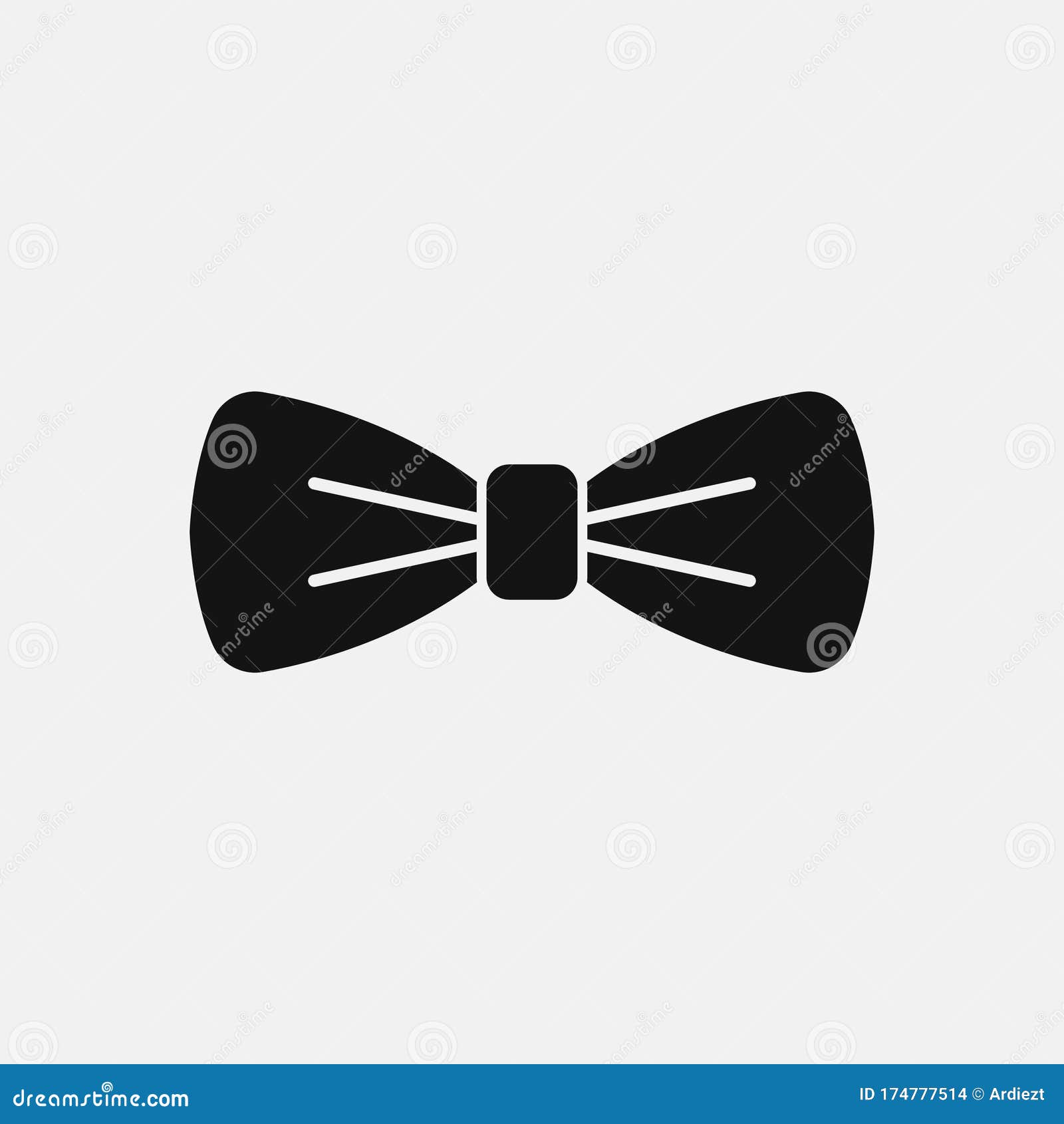 Bow Tie Icon Logo Design. Simple Flat Vector Illustration Stock Vector ...
