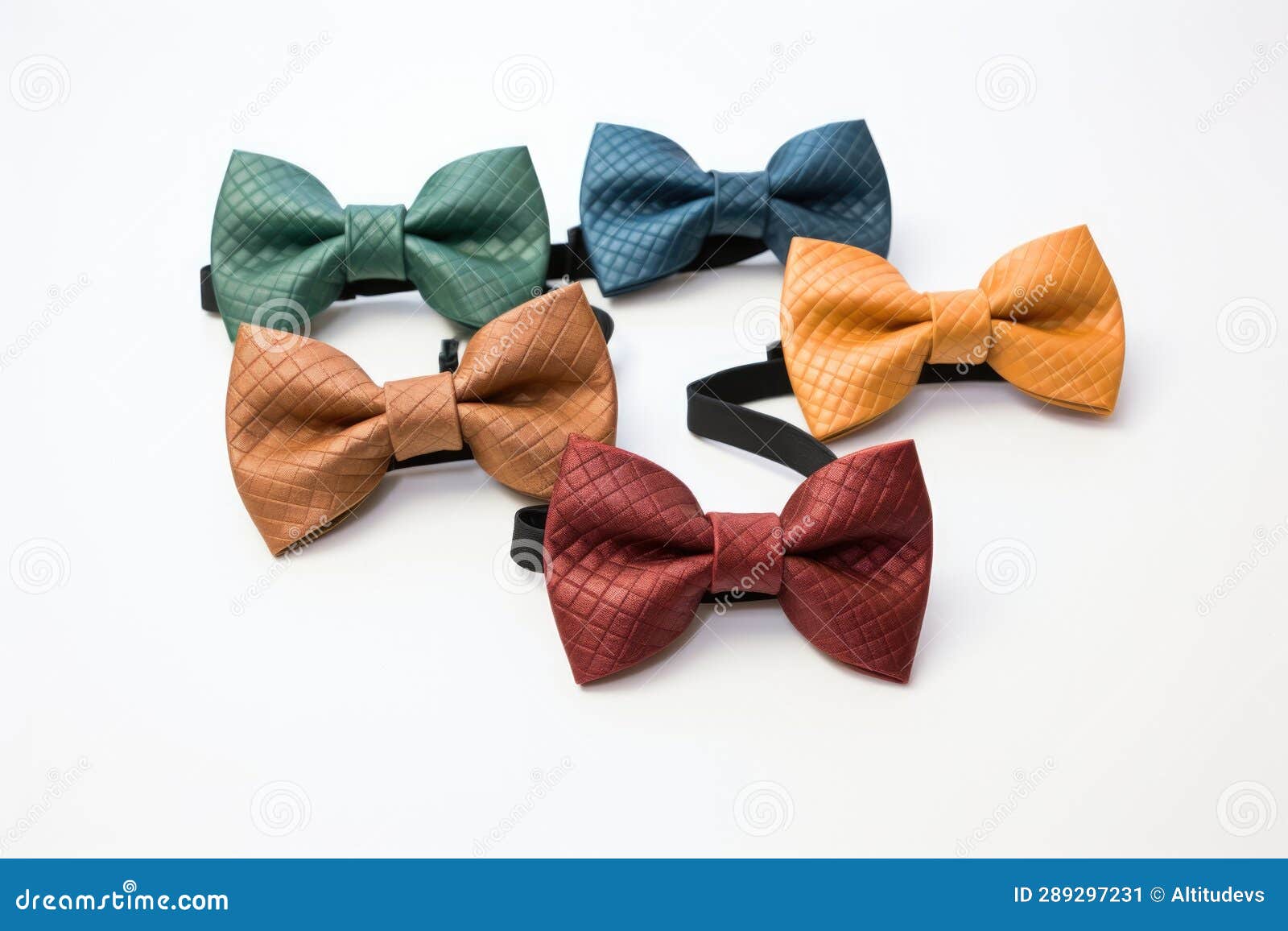 Bow Ties Collection with Different Colors and Textures Stock Image ...
