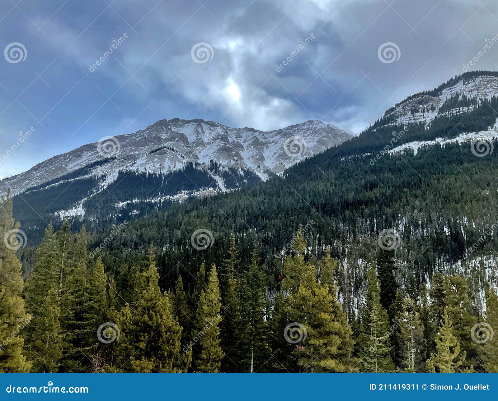 The Bow Valley at Its Finest Stock Image - Image of high, mountain ...