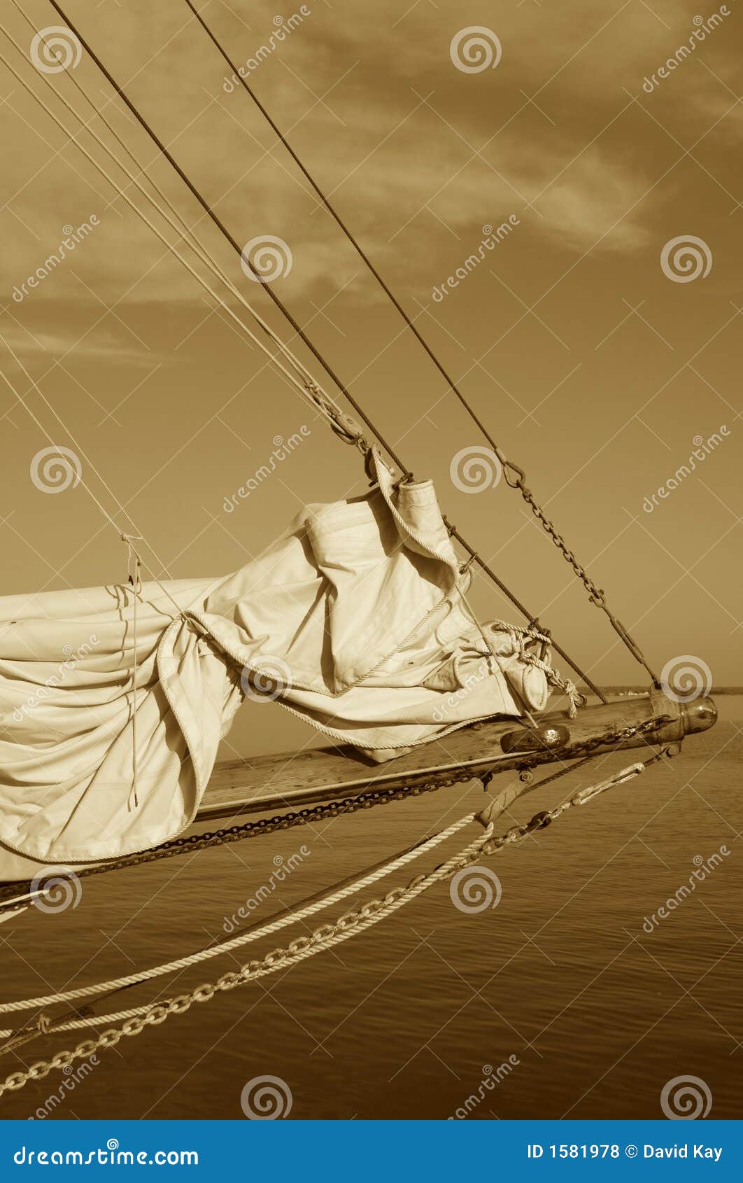 Bow of Vintage Sailing Ship Stock Photo - Image of shipping, seafaring ...