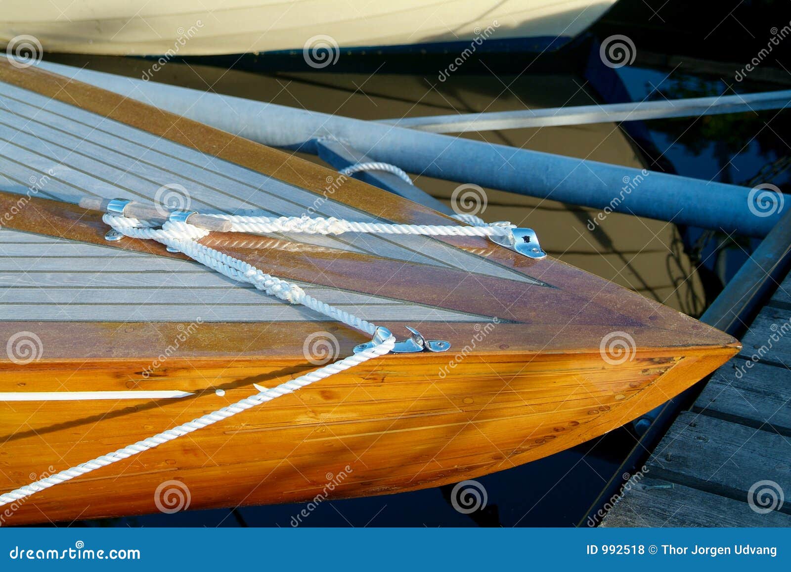 Bow of wooden sailboat stock photo. Image of boat, wooden - 992518