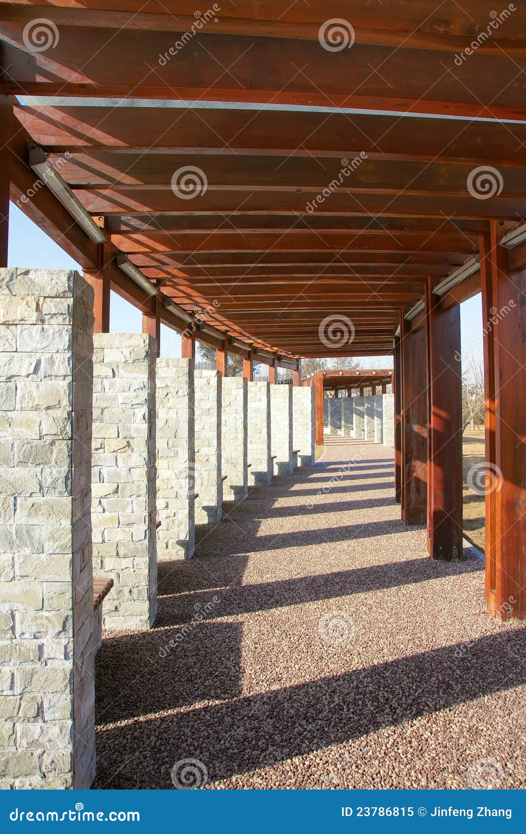 Bower stock image. Image of brick, bower, sunlight, scenic - 23786815