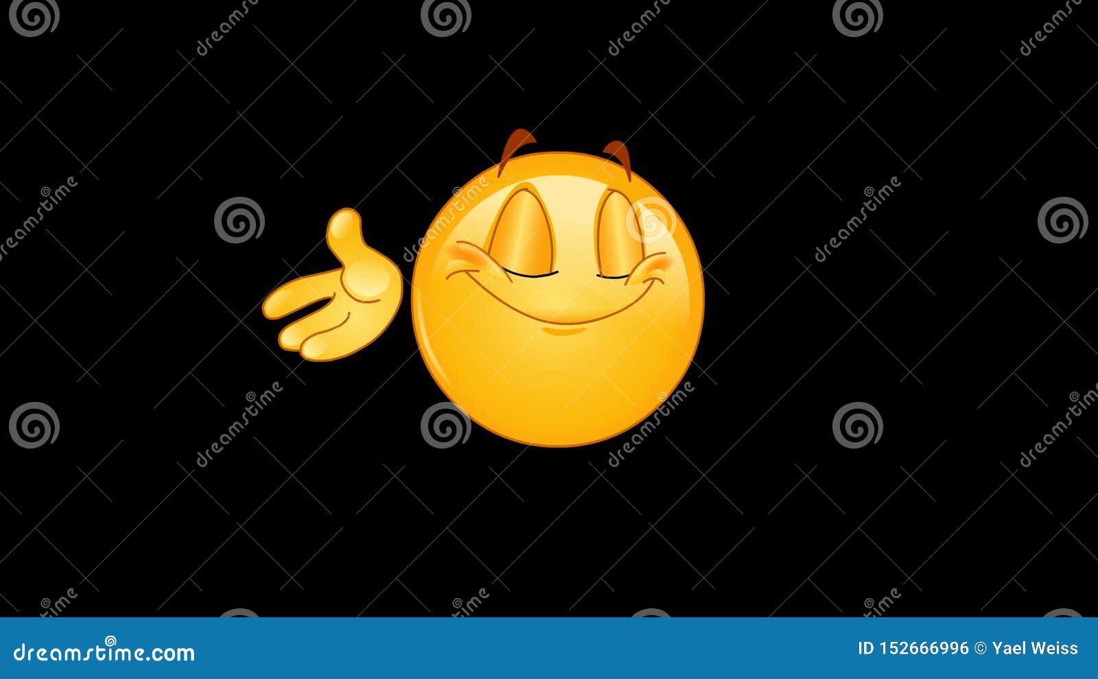 Bowing Down Emoticon Animation Stock Footage - Video of cute, happy ...