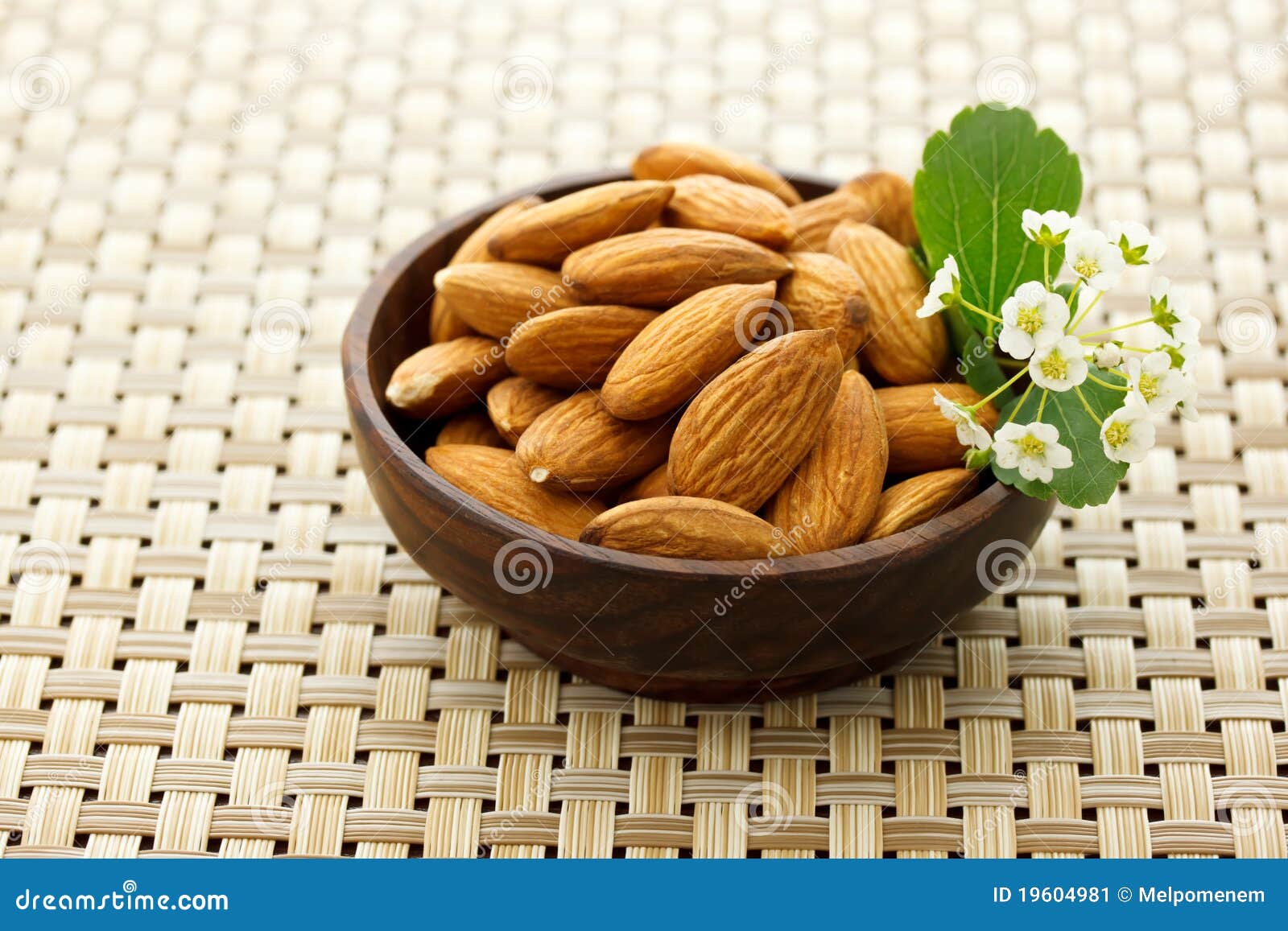 Bowl of Almonds stock image. Image of almond, fruit, food - 19604981