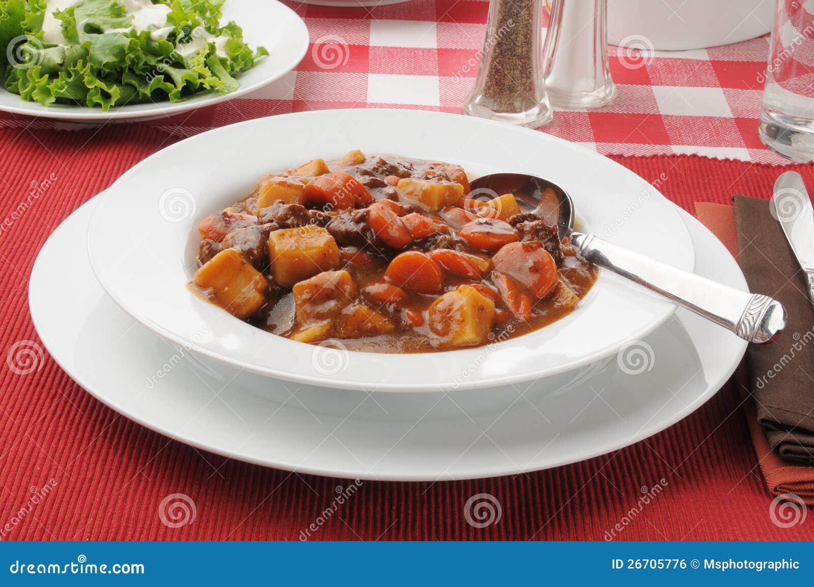Bowl of beef stew stock photo. Image of serving, bowl - 26705776