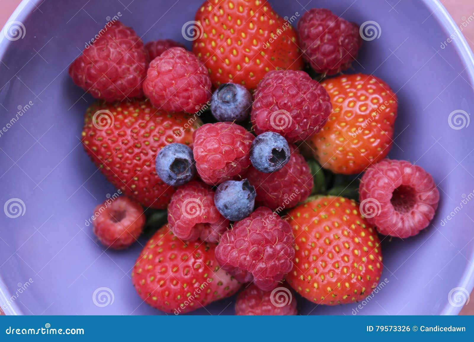 Bowl of Berries stock photo. Image of food, fruit, organic - 79573326