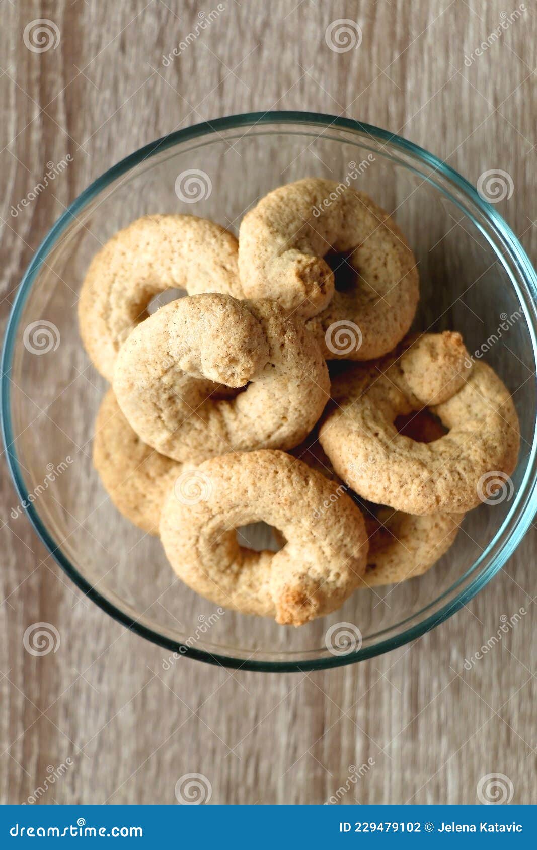Bowl of Cookies stock photo. Image of natural, brown - 229479102