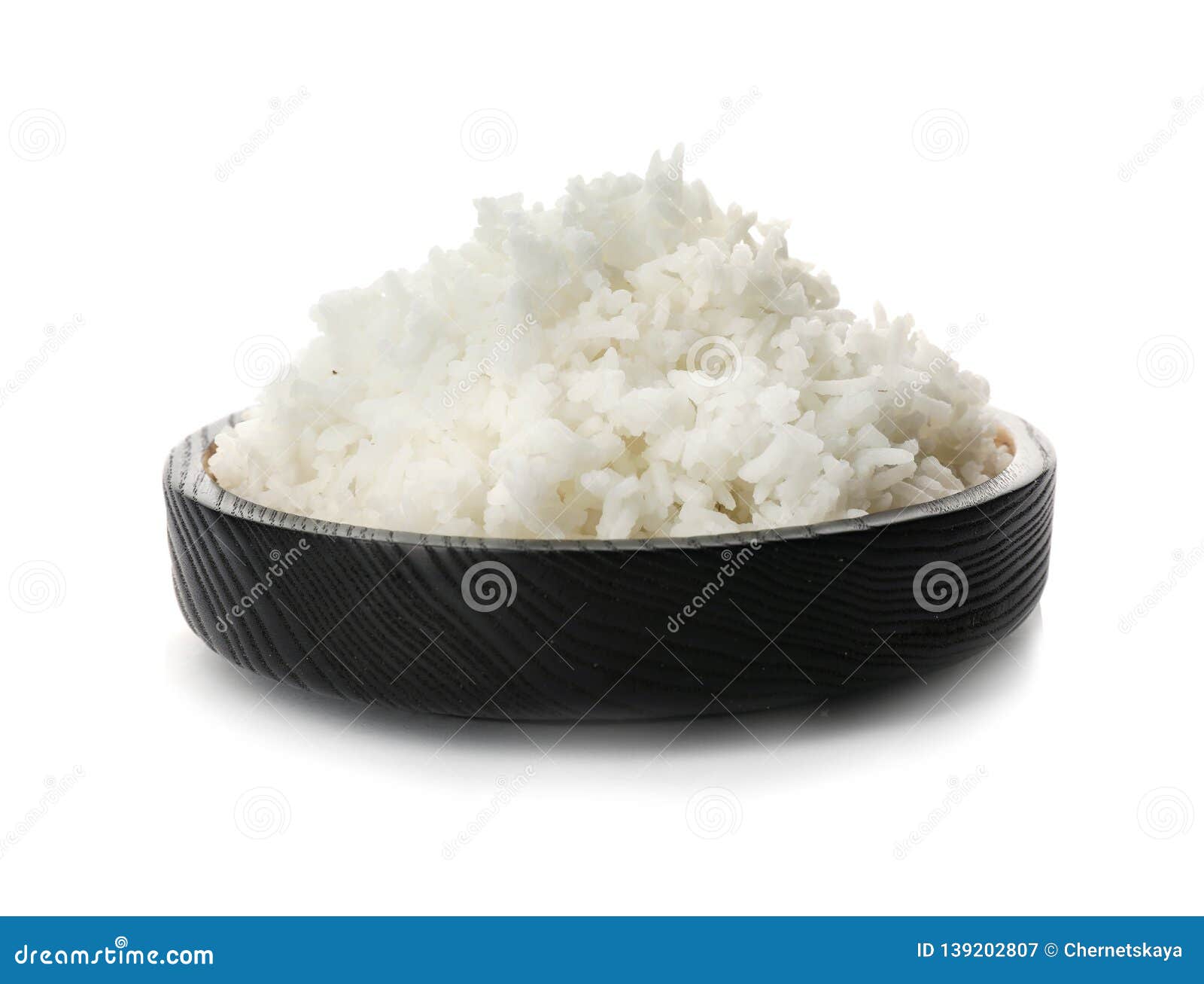 Bowl of boiled rice stock image. Image of boiled, dinner - 139202807