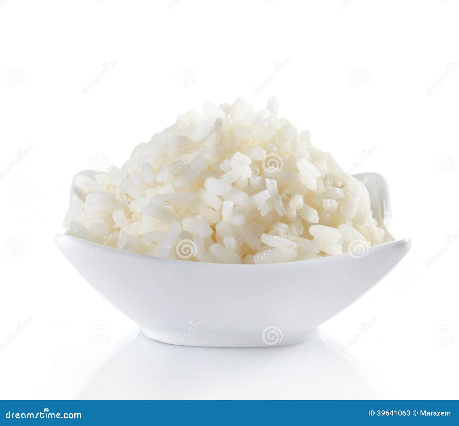 Bowl of boiled rice stock image. Image of shot, cuisine - 39641063
