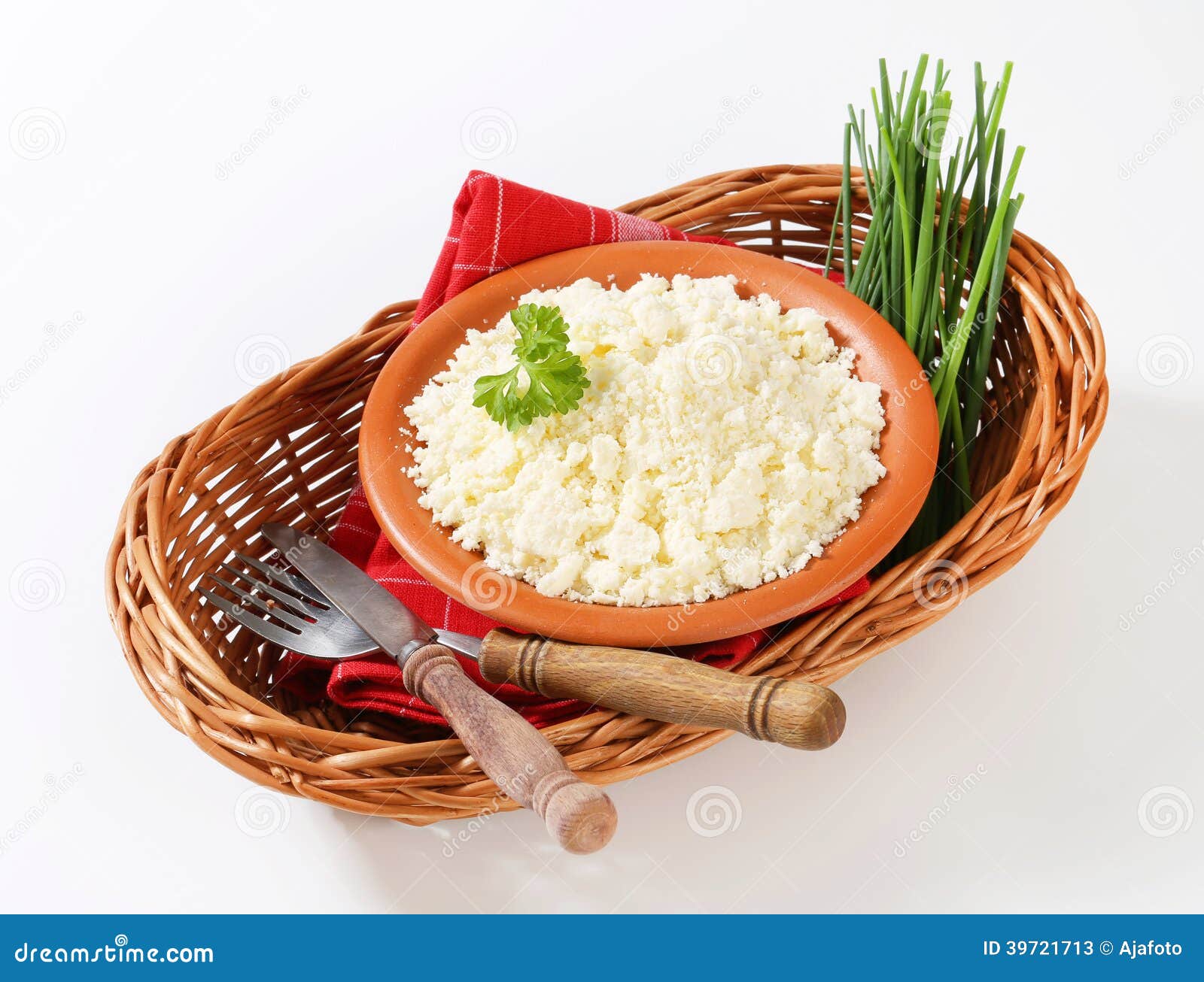 Bowl of Bryndza Cheese and Fresh Chives Stock Image - Image of delicacy ...