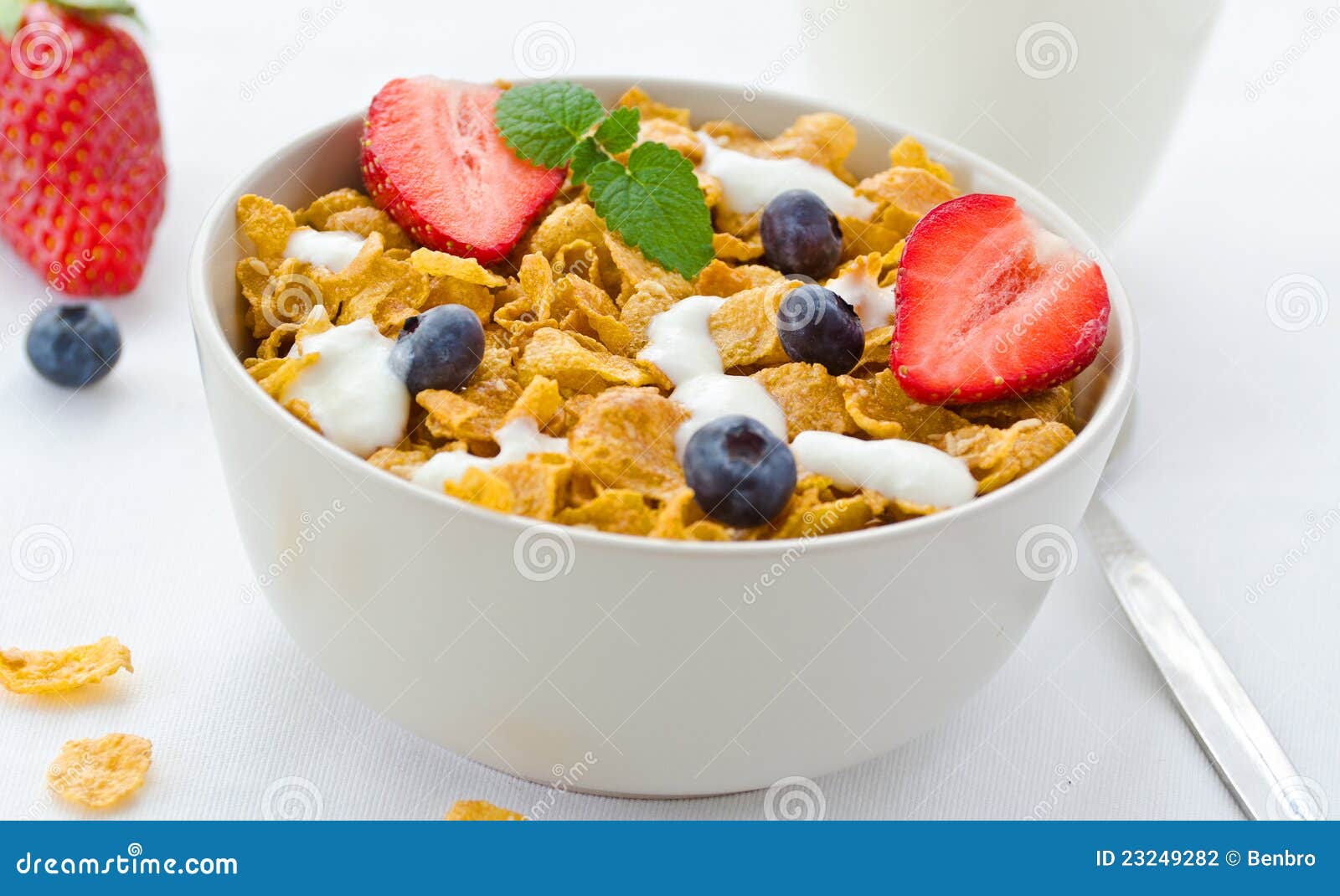Bowl of cereals stock photo. Image of healthy, ripe, lifestyle - 23249282