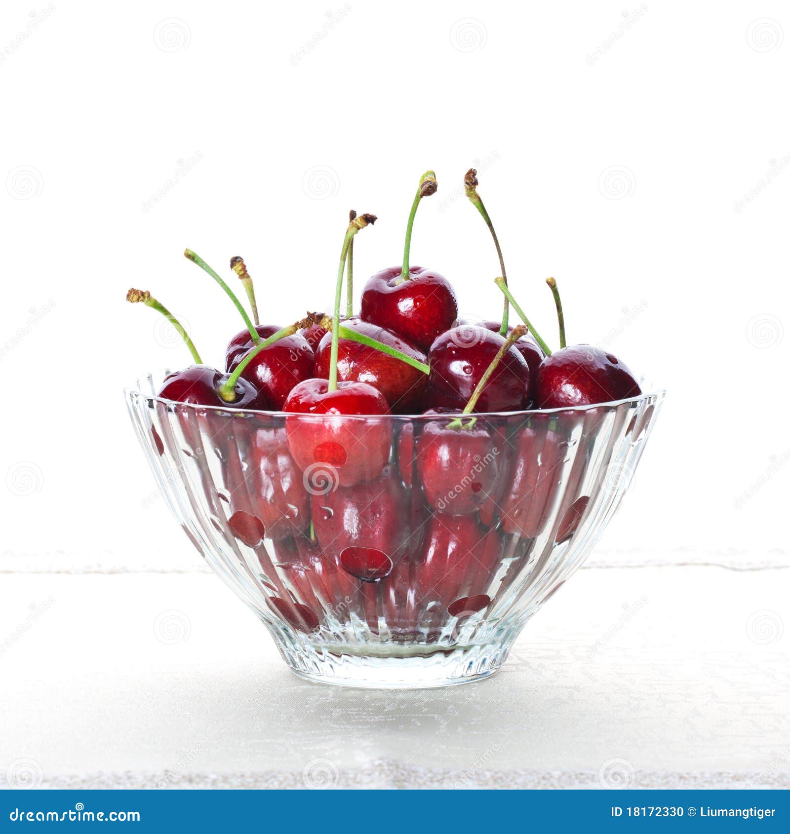 A bowl of cherry stock photo. Image of yummy, health - 18172330