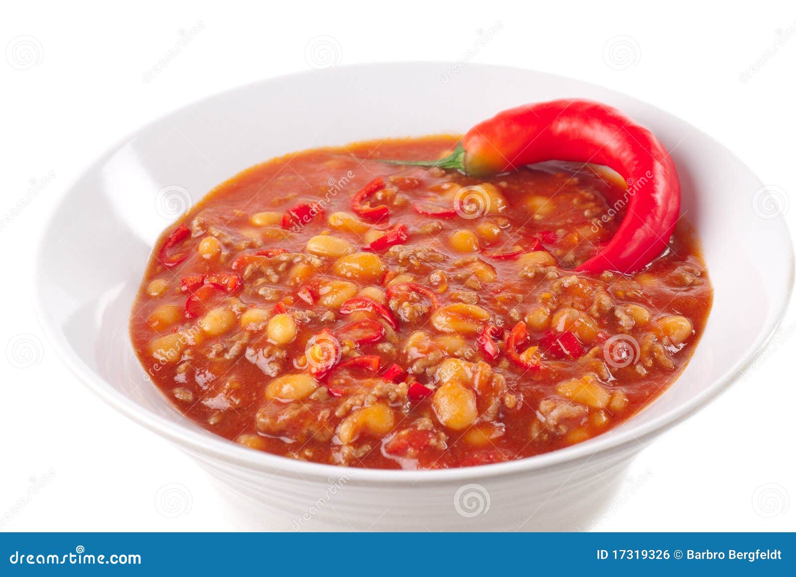 Bowl Chili stock photo. Image of pepper, spicy, horizontal - 17319326