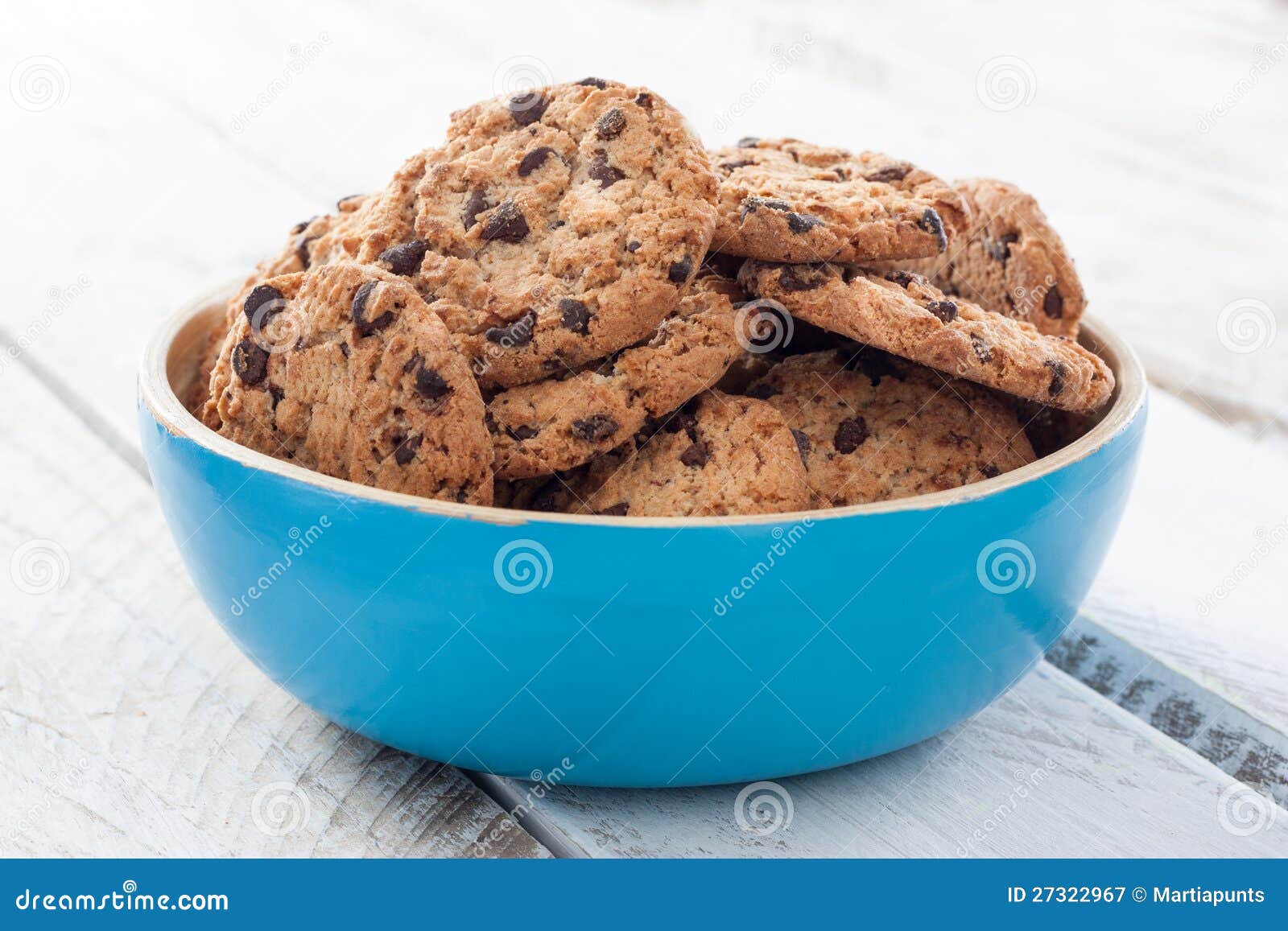 Bowl with Chocolate Cookies Stock Image - Image of life, brown: 27322967
