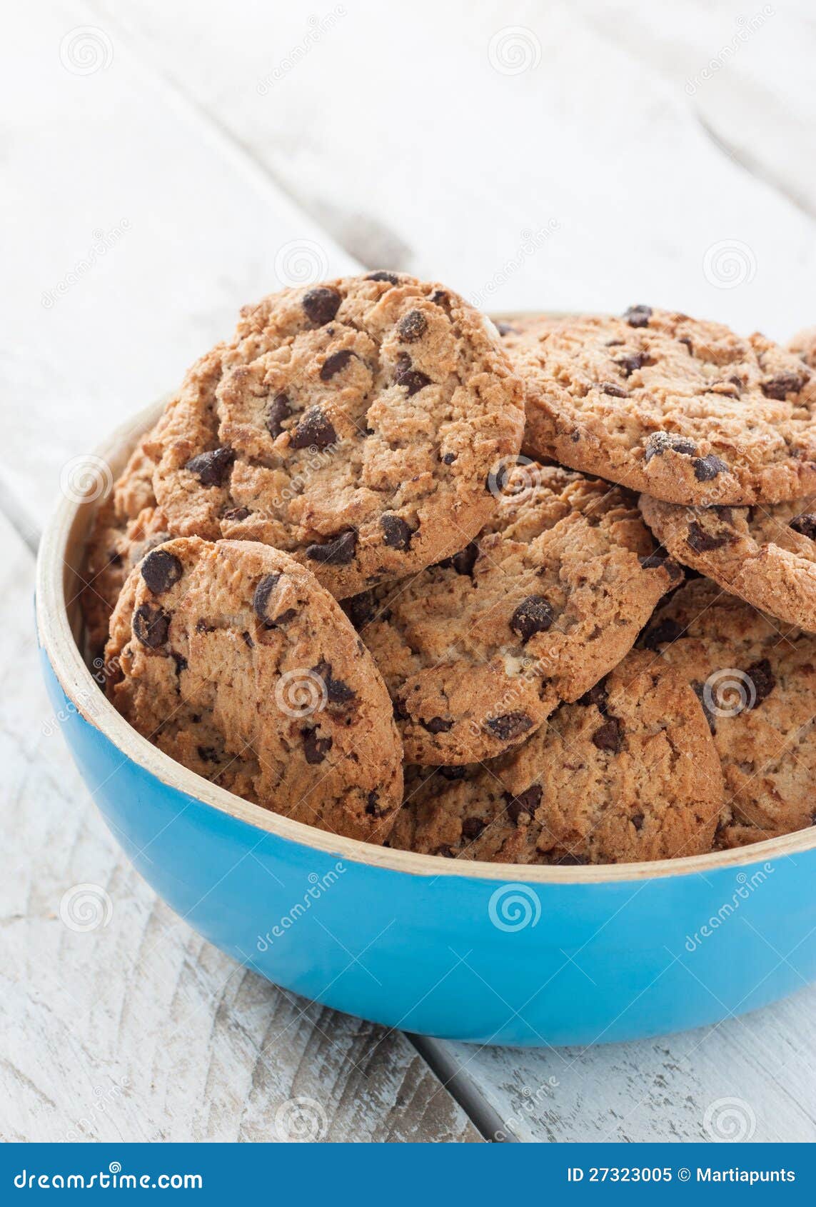Bowl with Chocolate Cookies Stock Image - Image of color, sweet: 27323005