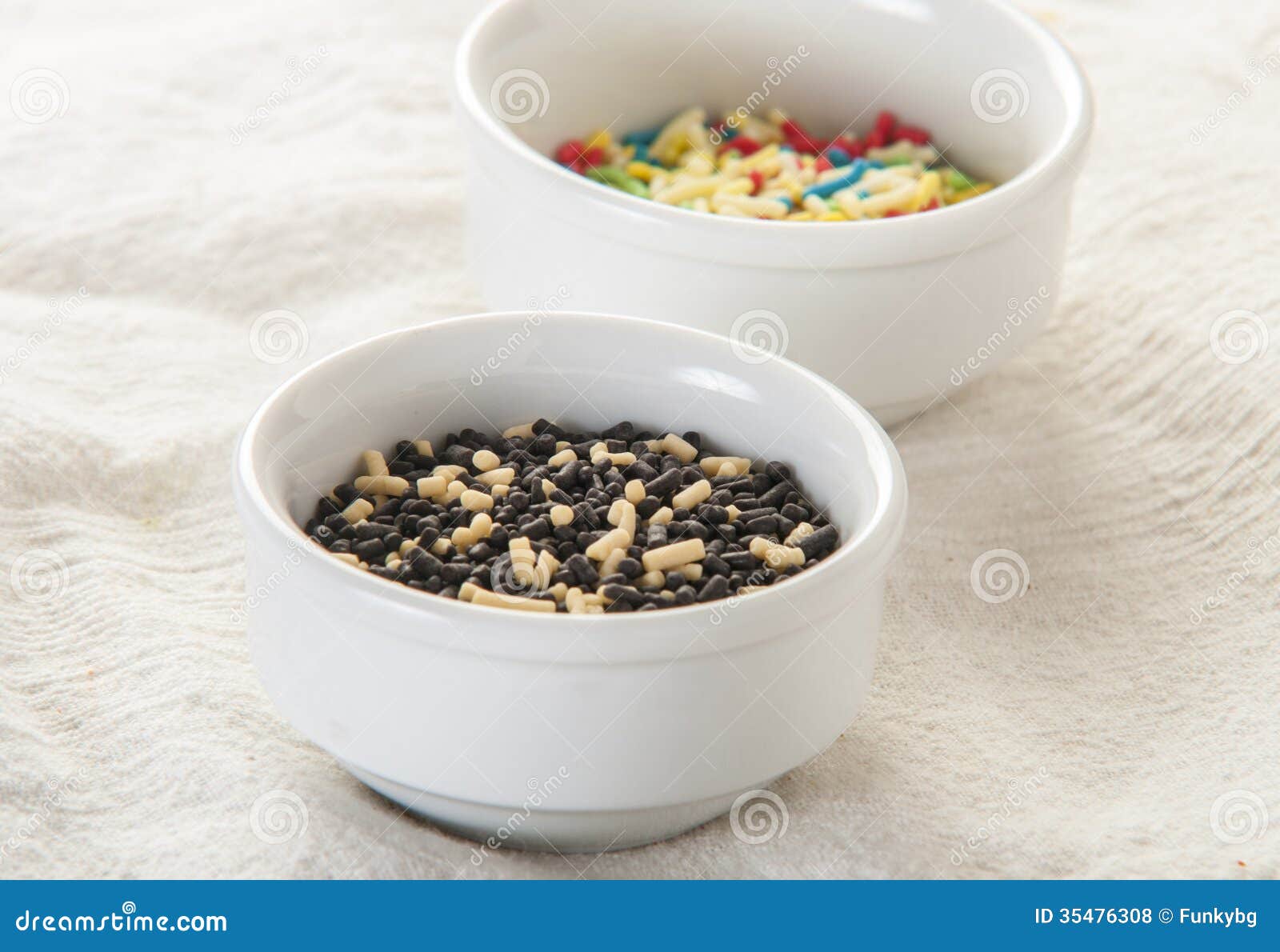 Bowl chocolate sprinkle stock photo. Image of confection - 35476308