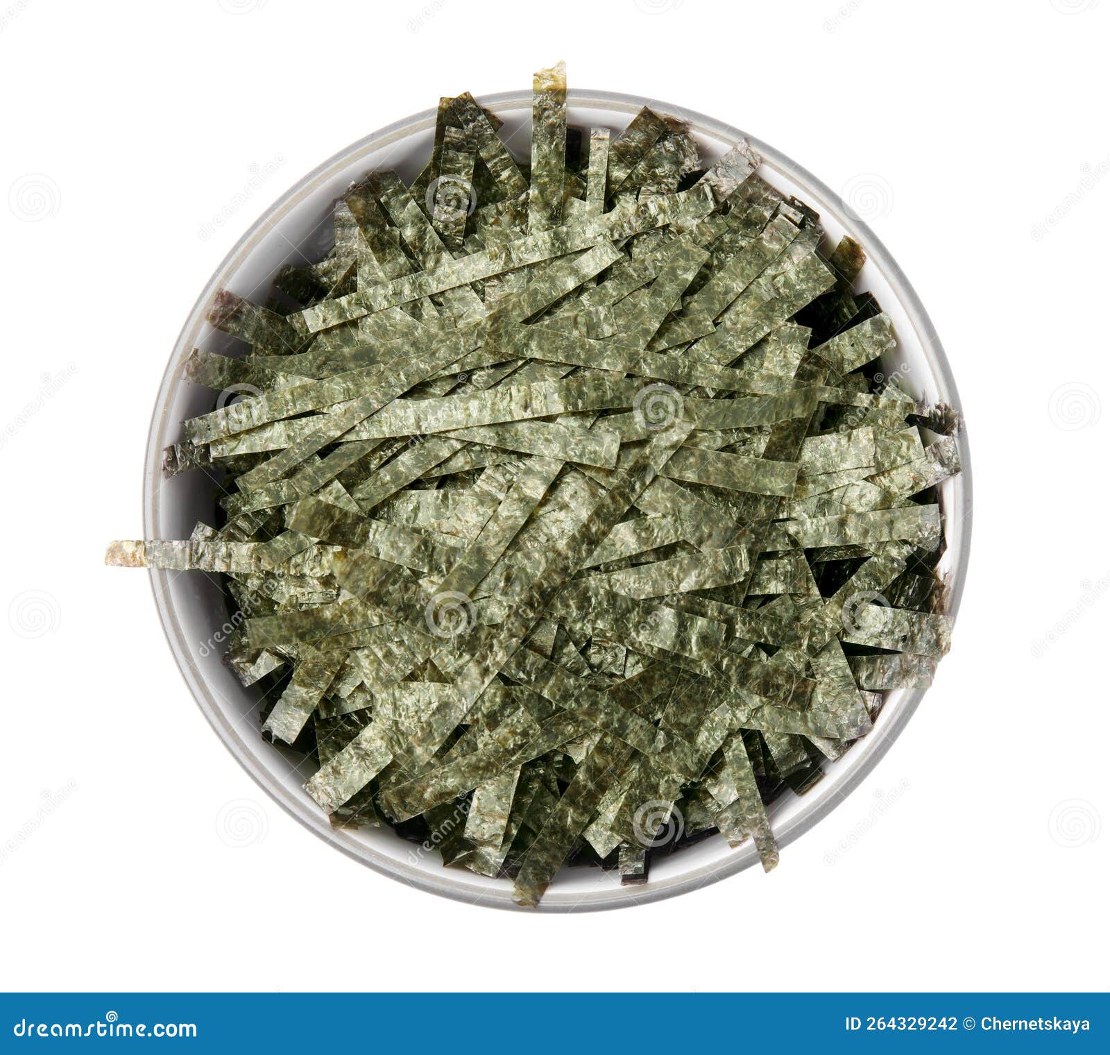 Crispy Nori Seaweed Isolated On White Background. Japanese Food Nori ...