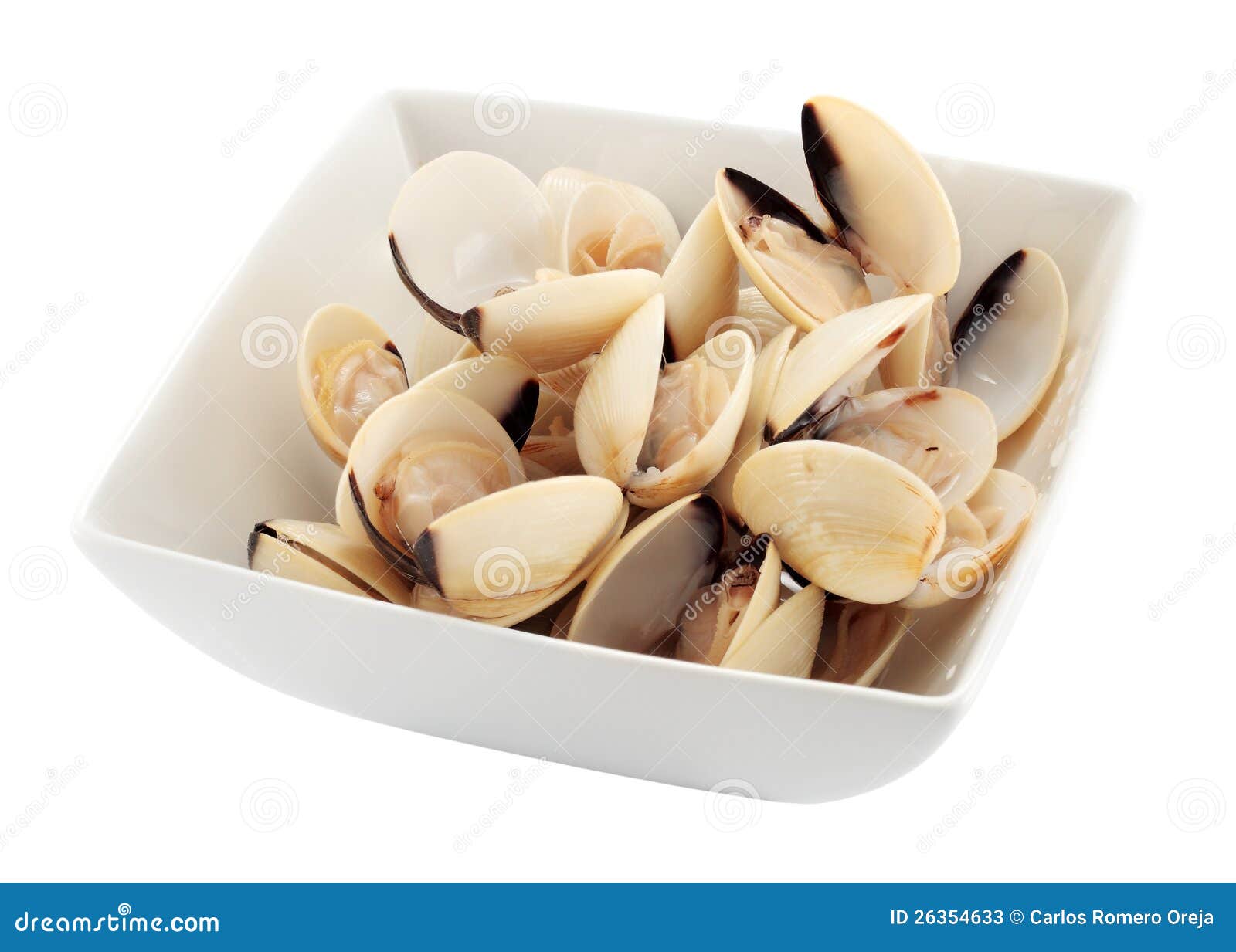 Bowl of clams stock image. Image of healthy, background - 26354633