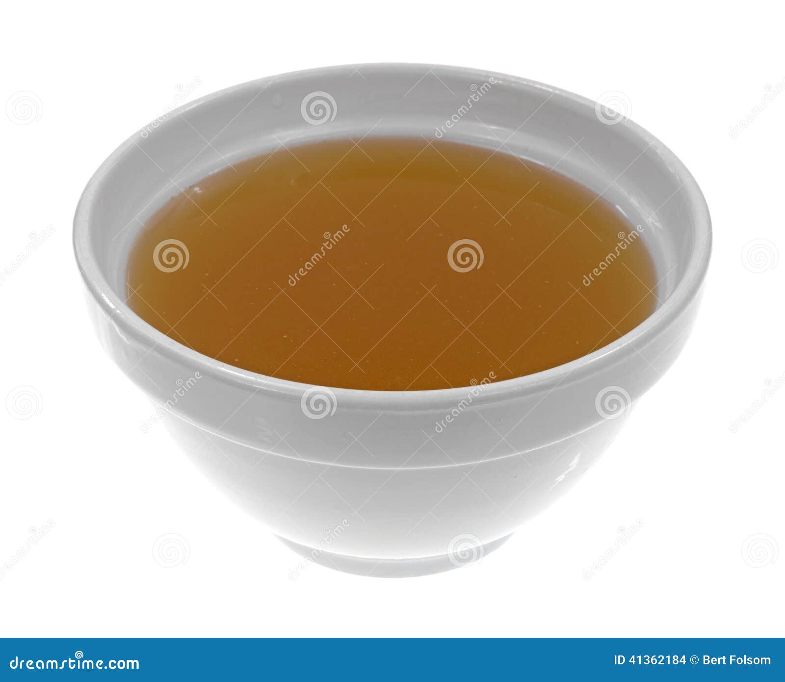 Bowl of Clear Chicken Broth Stock Photo - Image of ingredient ...