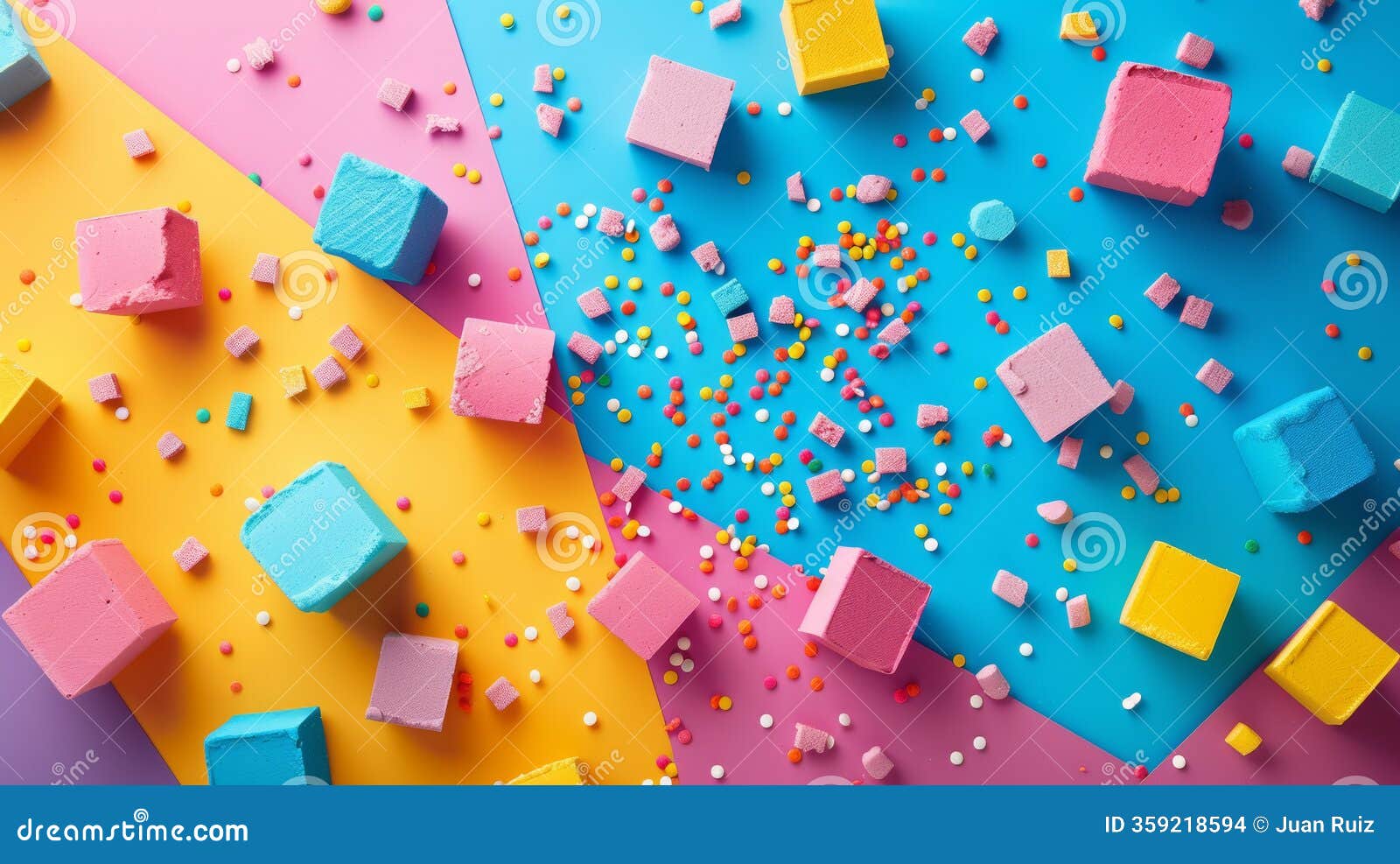 Bowl of Colorful Candy on a Bright Surface Stock Photo - Image of ...