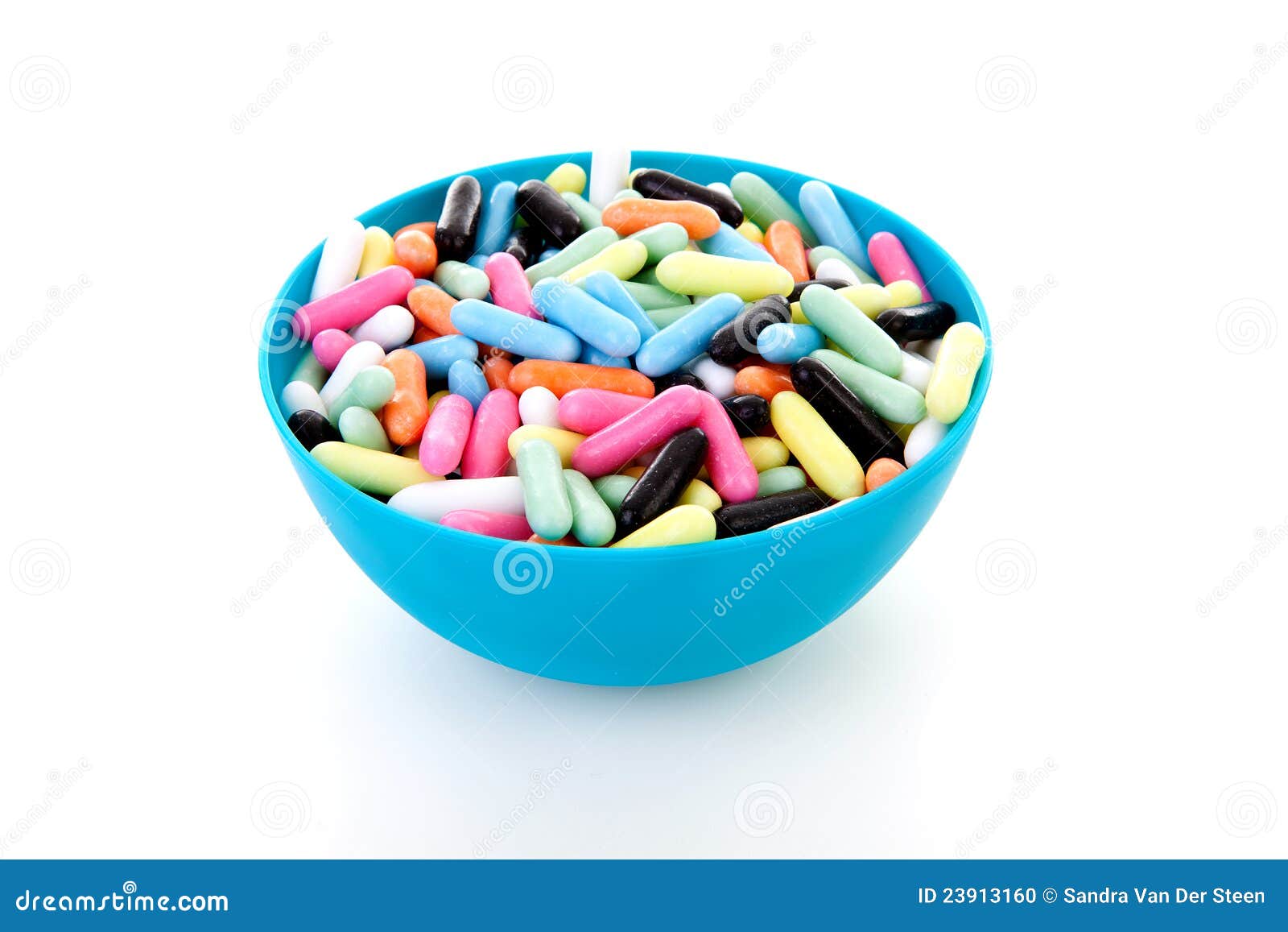 Bowl with Colorful Laces Rods Candy Stock Photo - Image of stacked ...