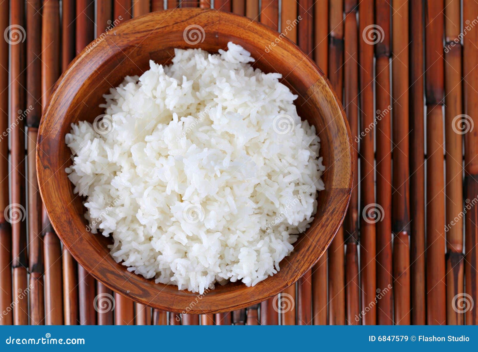 Bowl of Cooked Rice stock image. Image of cuisine, food - 6847579