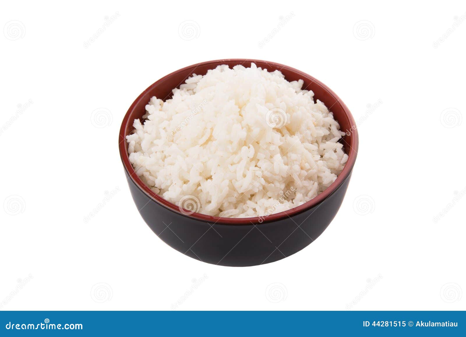 A Bowl of Cooked Rice I stock image. Image of grain, organic - 44281515