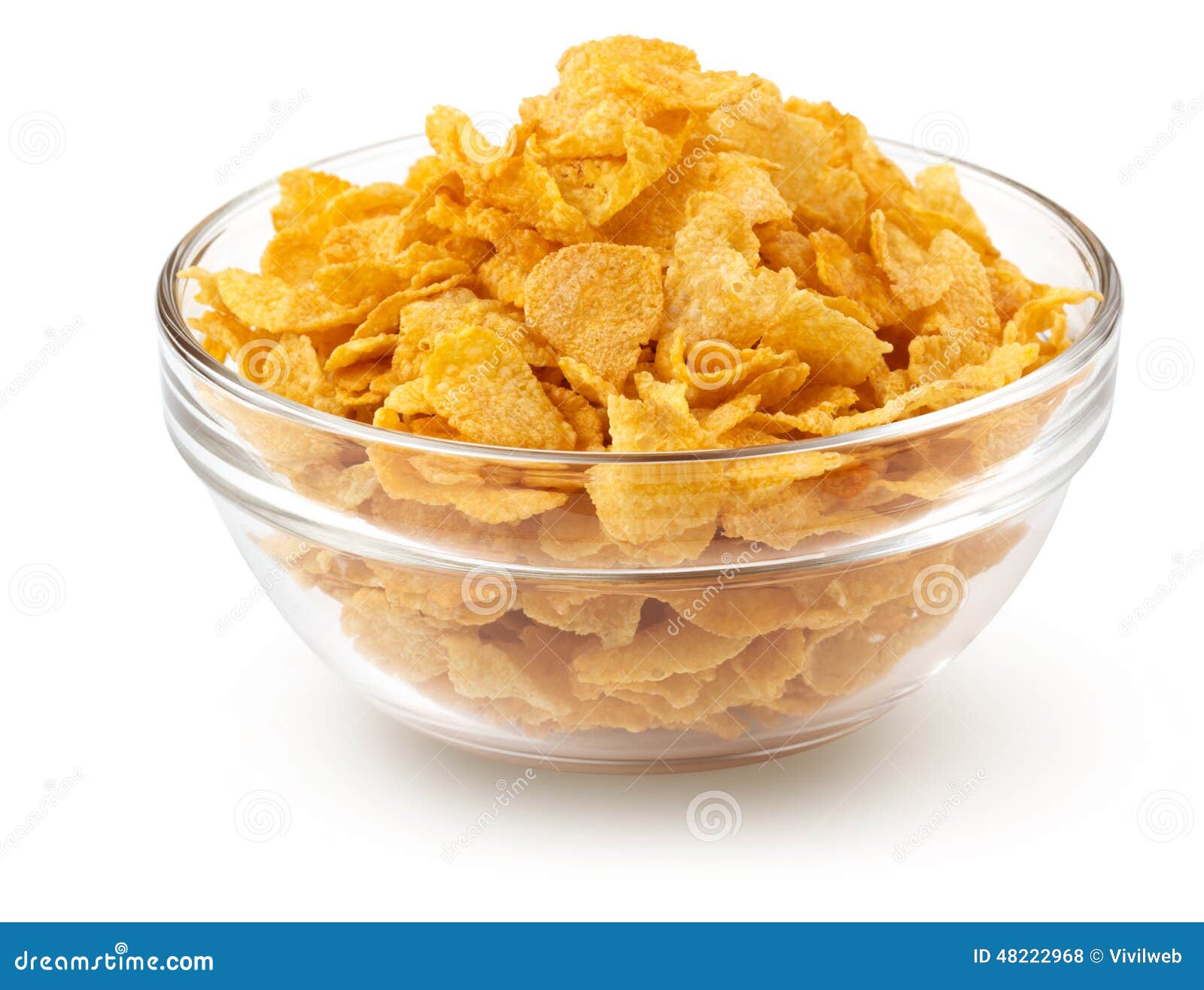 Bowl of corn flakes stock photo. Image of energy, meal - 48222968