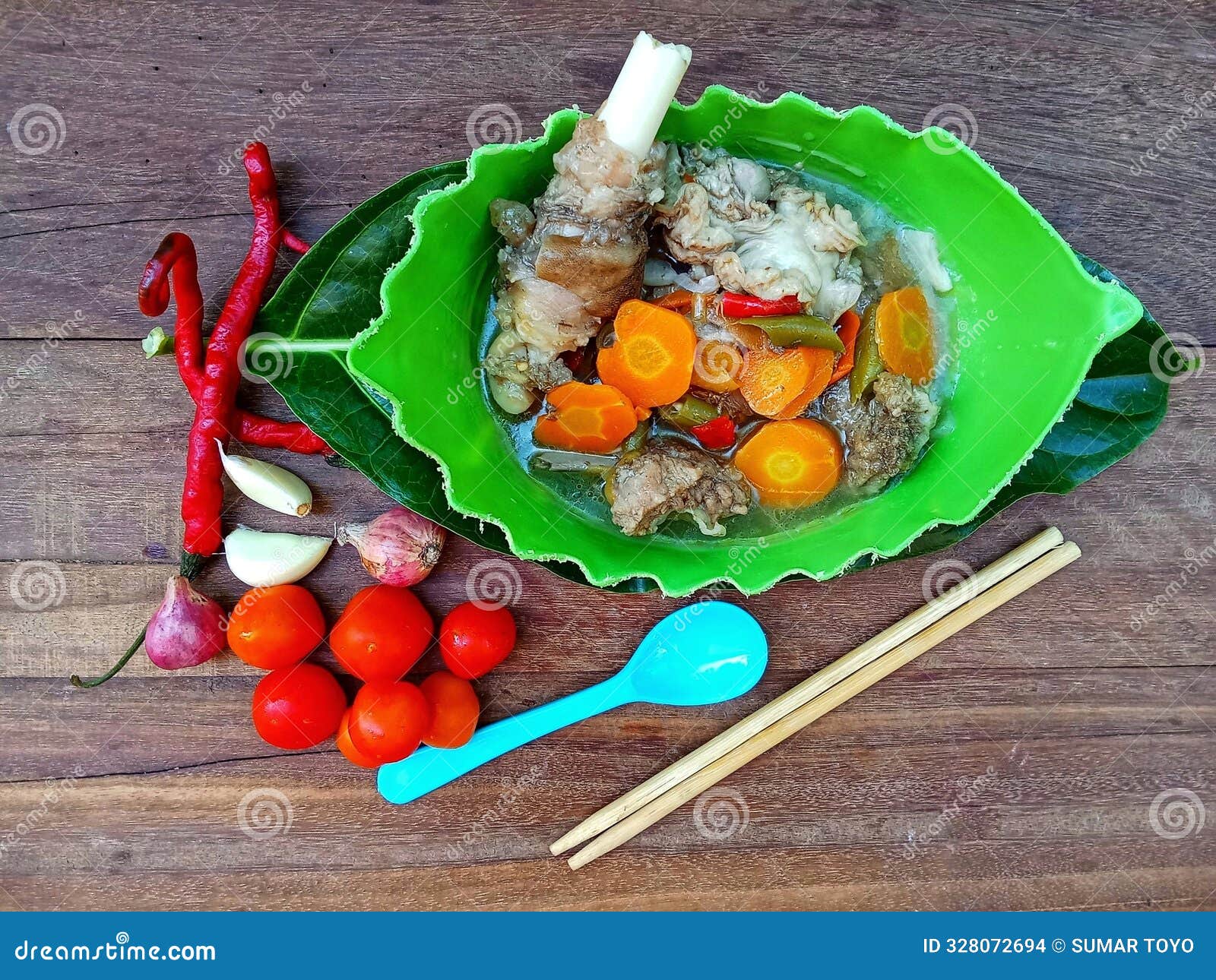 A Bowl of Delicious Rip Soup Stock Photo - Image of ingredient ...