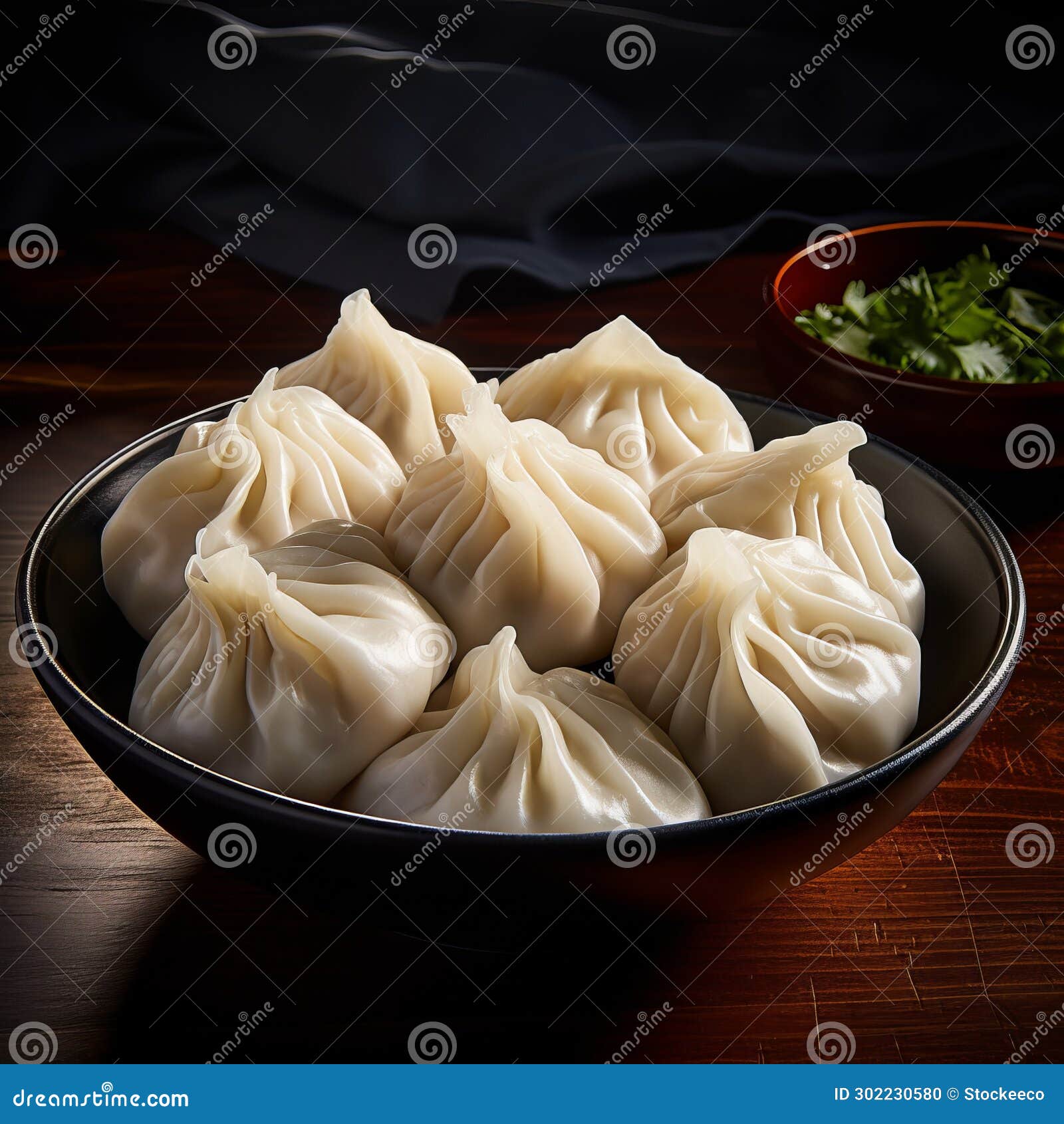 Artistic Dumpling Photography with Precisionist Lines and Bold Outlines ...