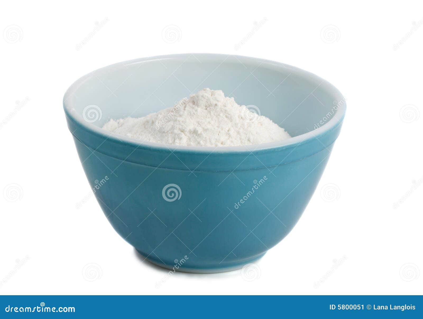 Bowl filled with flour stock image. Image of blue, white - 5800051