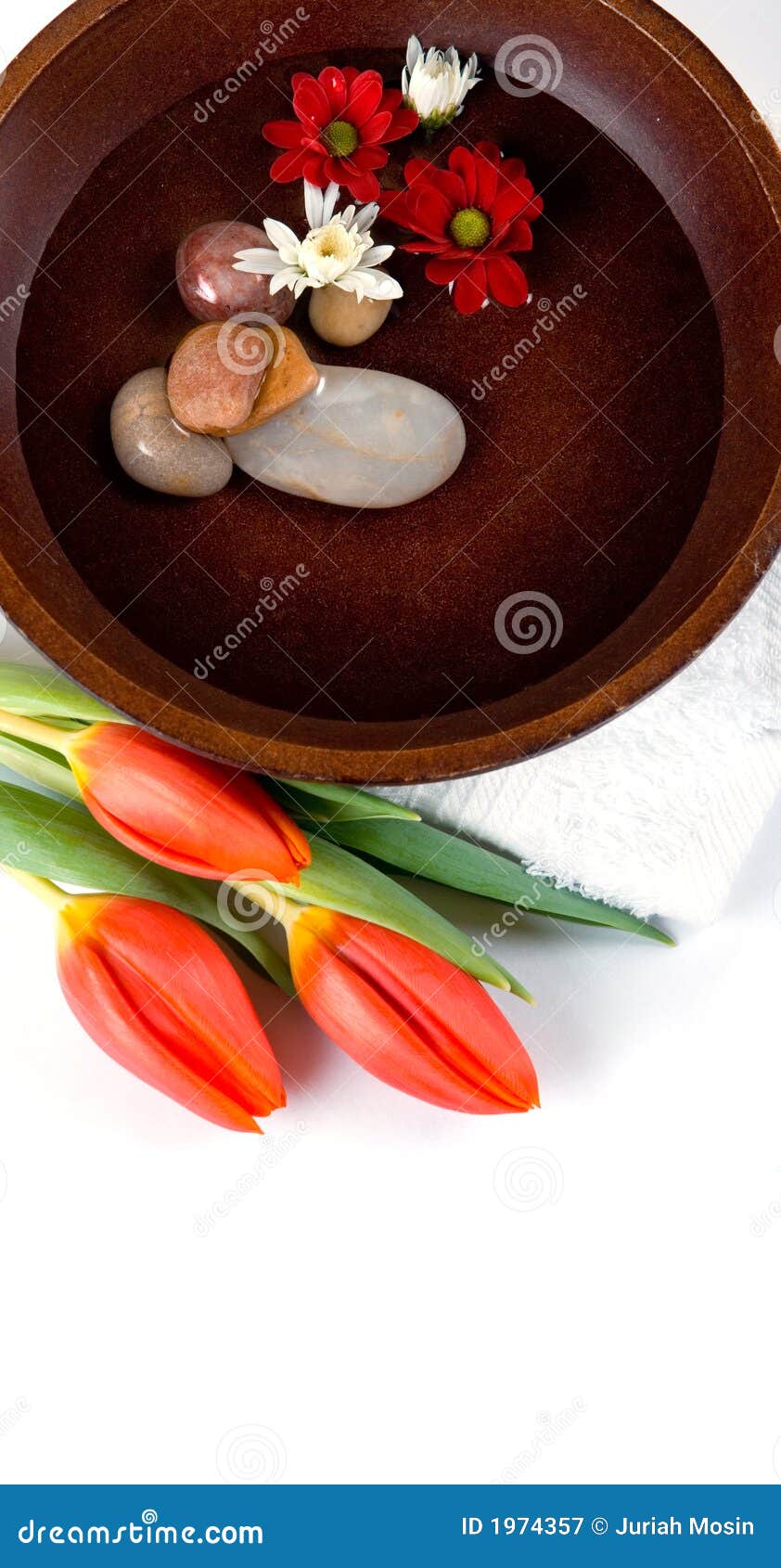A Bowl of Floral Scented Water Stock Image - Image of mental, asian ...