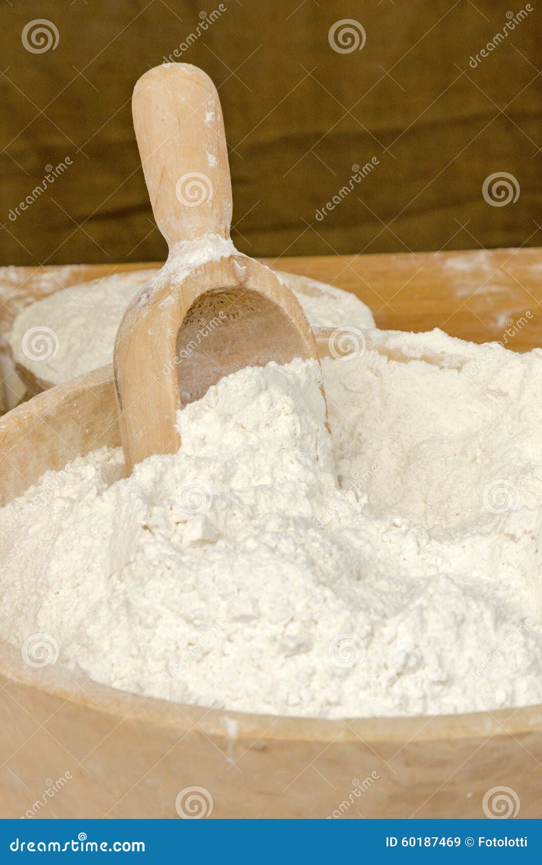 Bowl with flour stock image. Image of culinary, seeds - 60187469
