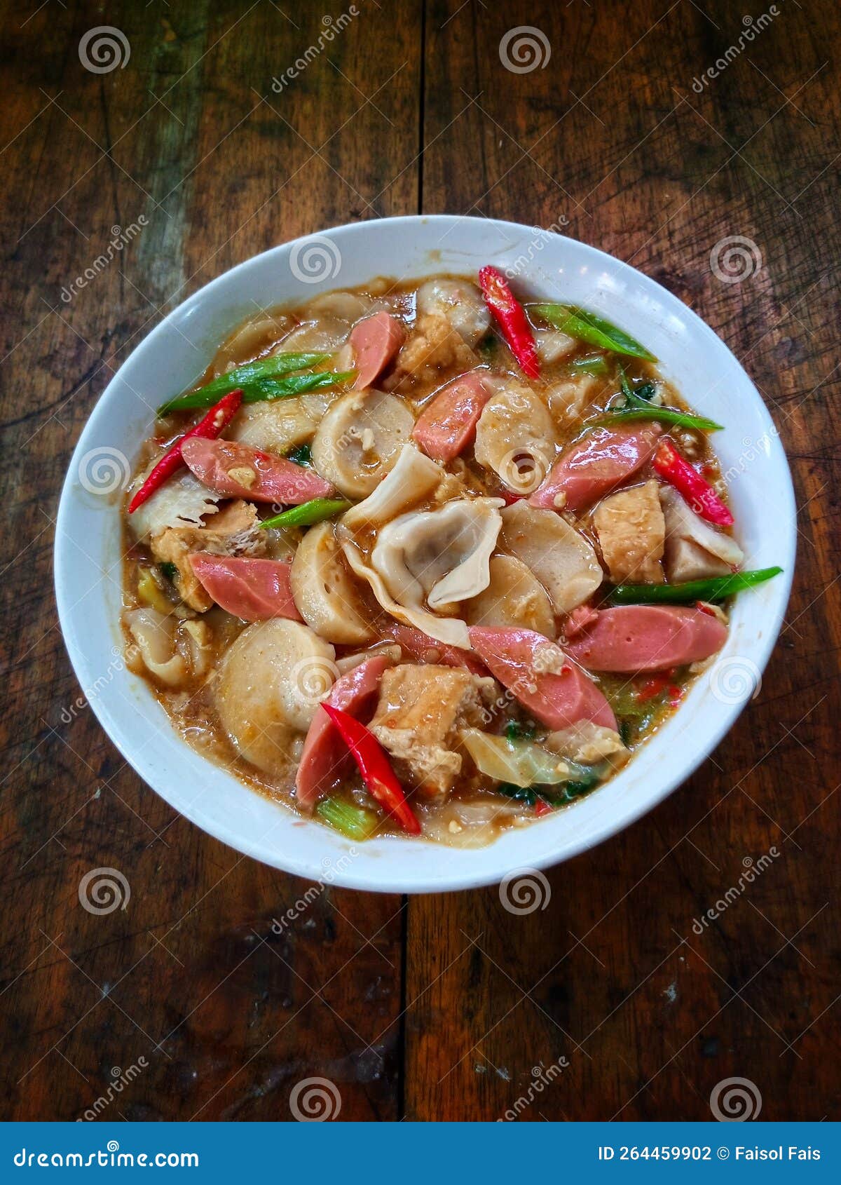A Bowl Food Which is Called Seblak, a Tradisional Food of West Java ...