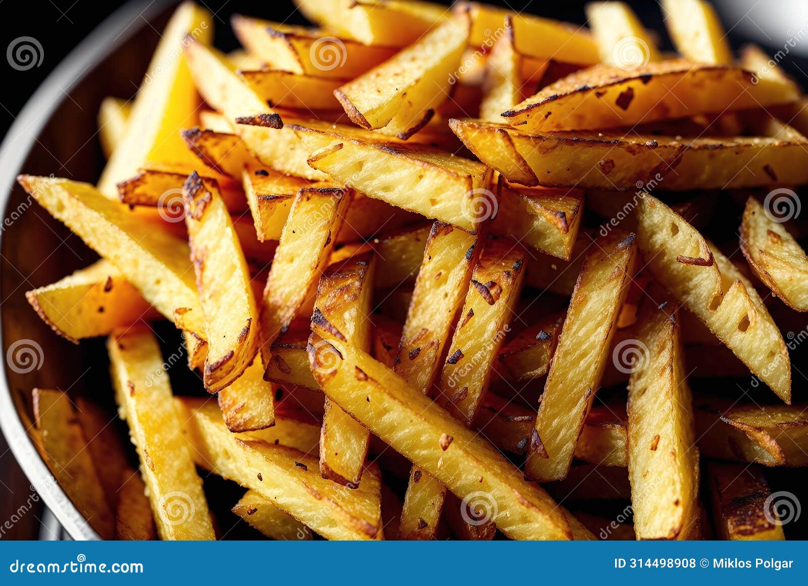 A bowl of french fries. stock photo. Image of meal, french - 314498908