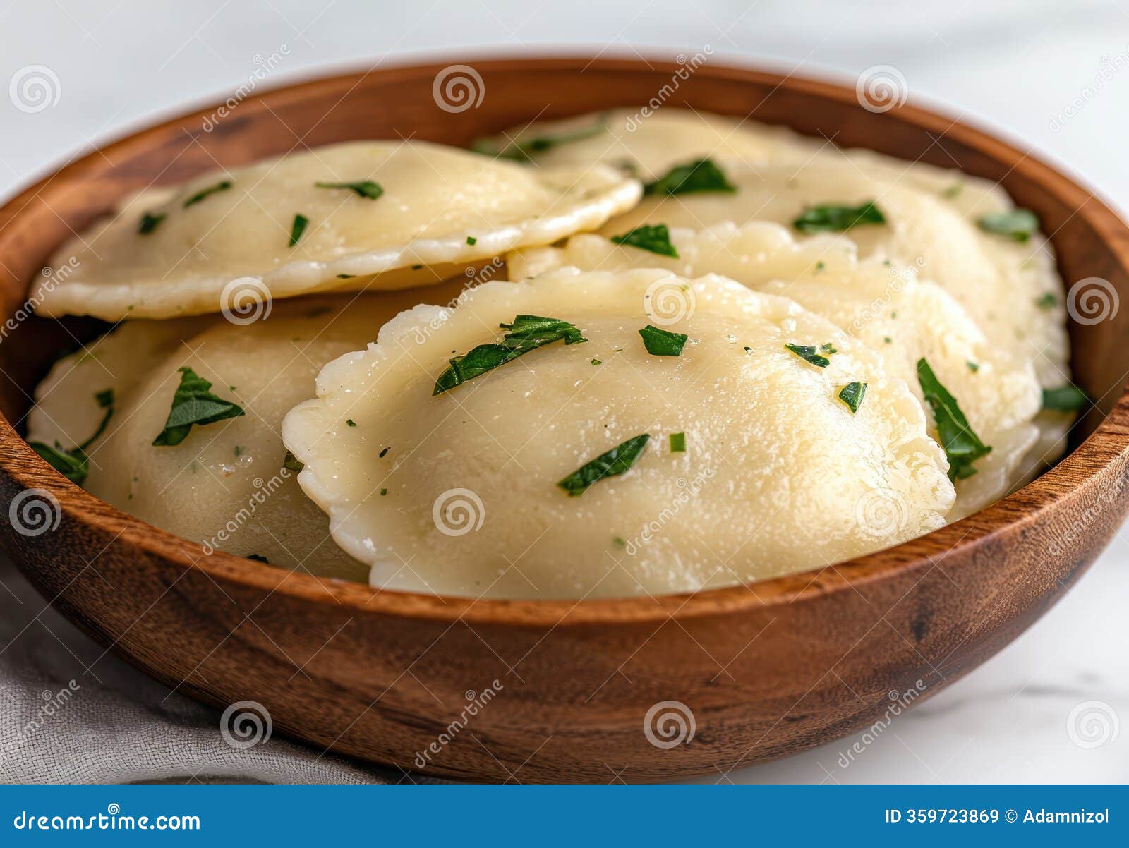 Fresh Ravioli. Indulge In This Savory Plate Of Ravioli Smothered With ...