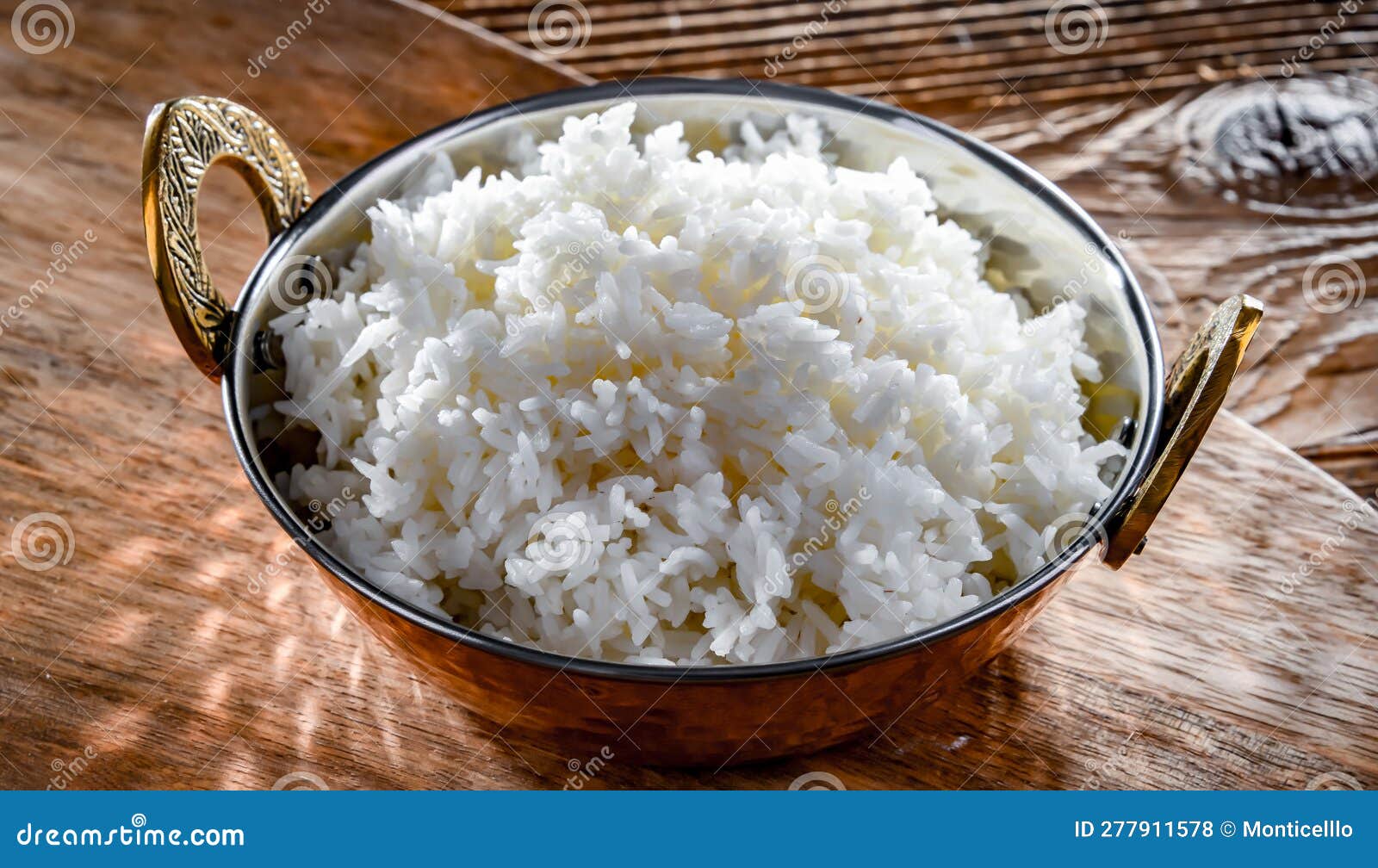 A Bowl of Freshly Cooked Basmati Rice Stock Photo - Image of bowl ...