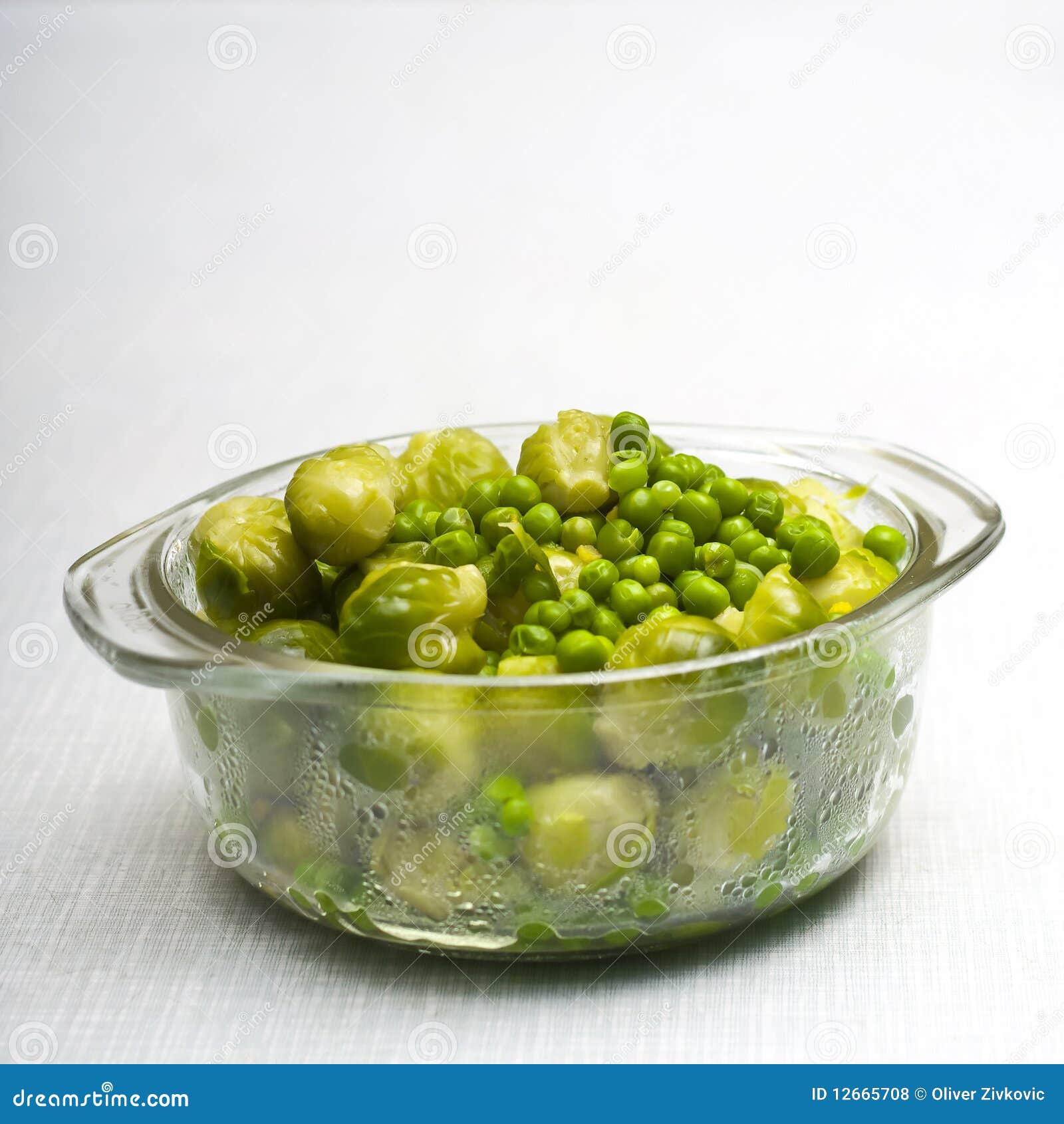 Bowl of Freshly Steamed Peas and Vegetables Stock Photo - Image of ...