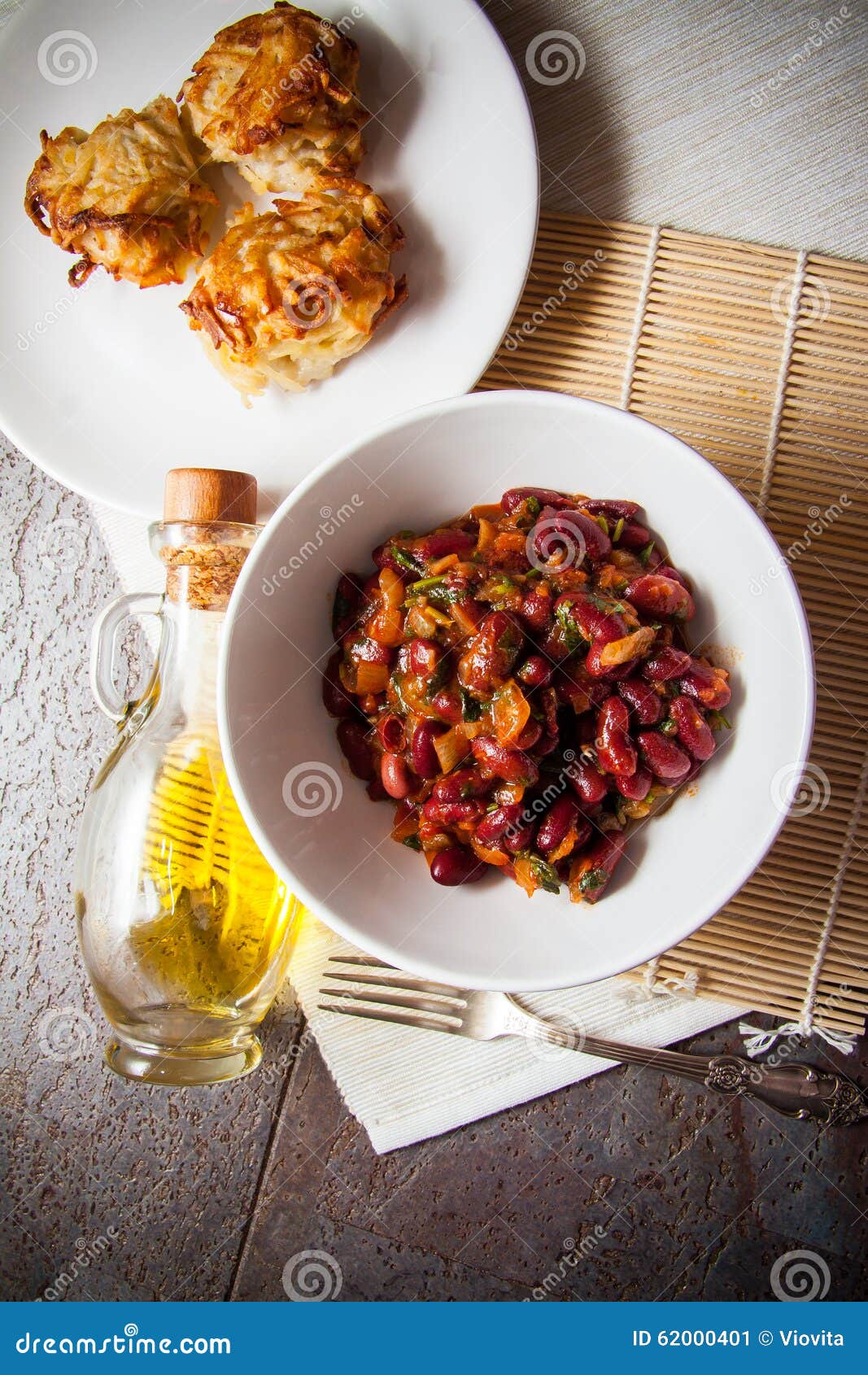 Bowl of fried beans stock image. Image of heat, garlic - 62000401