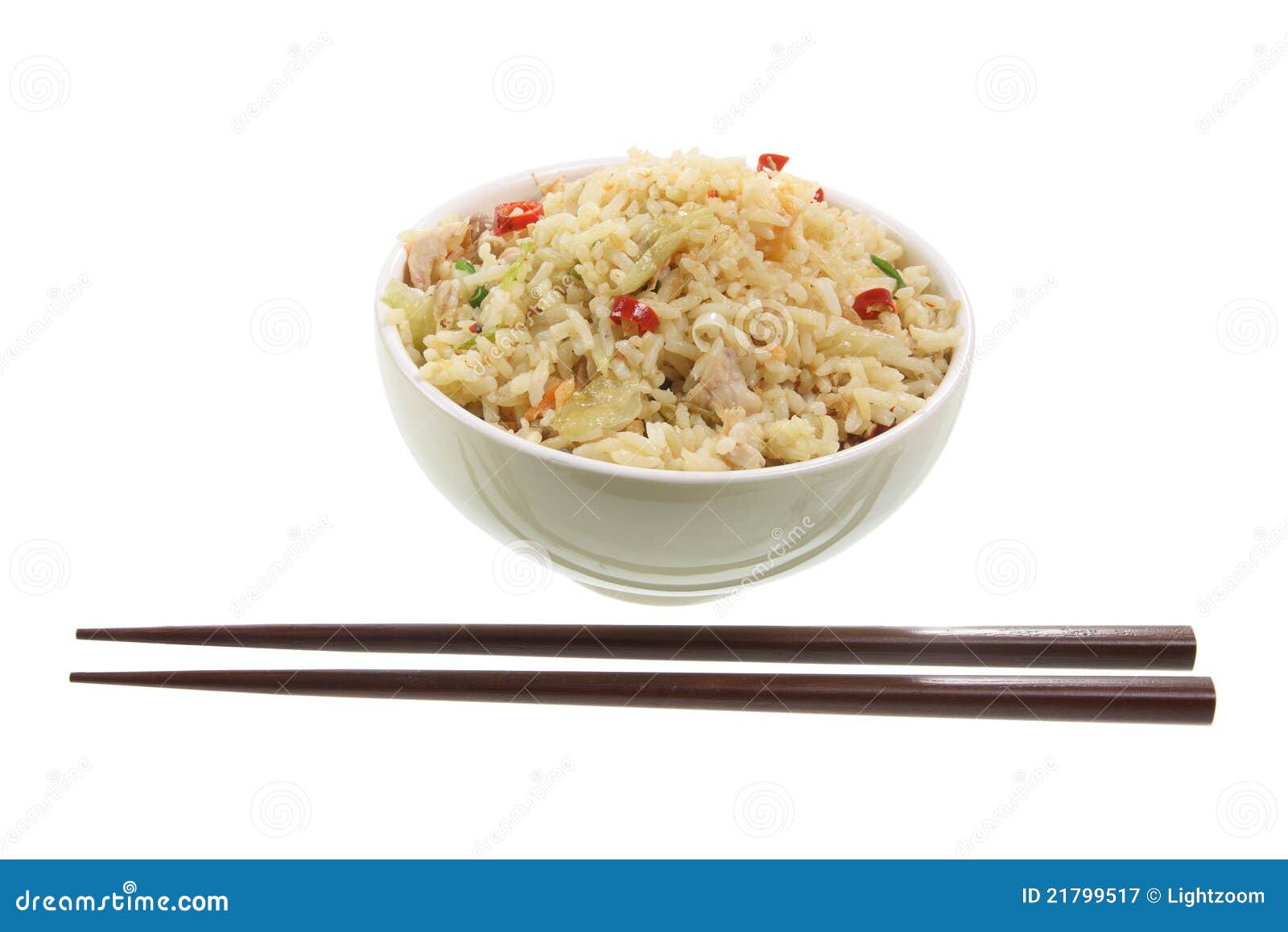 Bowl of Fried Rice stock image. Image of still, recipe - 21799517