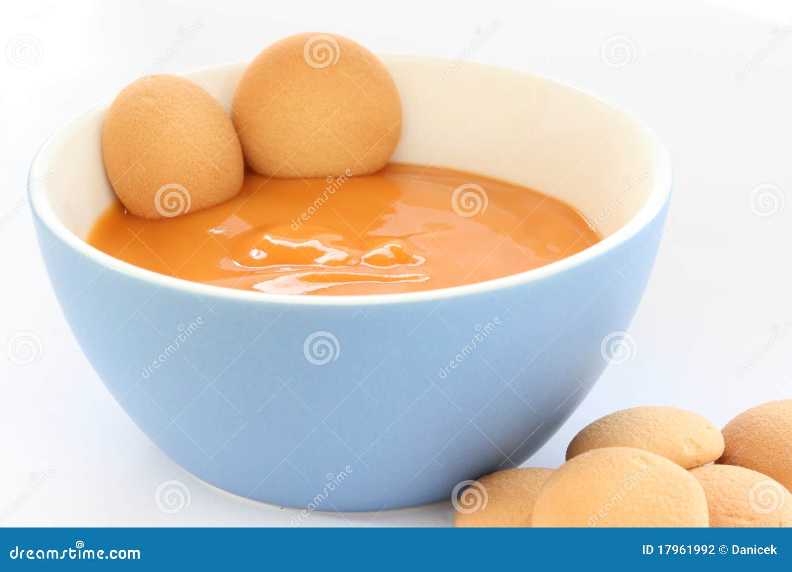 Bowl with Fruit Pap / Mush Withbiscuits Stock Photo - Image of bowl ...