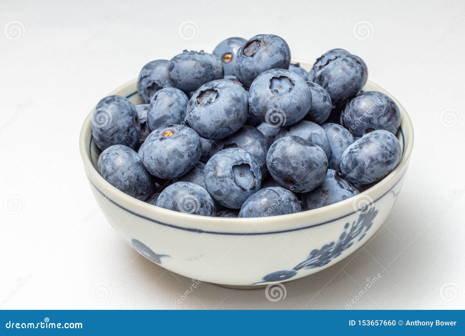 Bowl Full of Blueberries Fresh from the Farm. Stock Photo - Image of ...