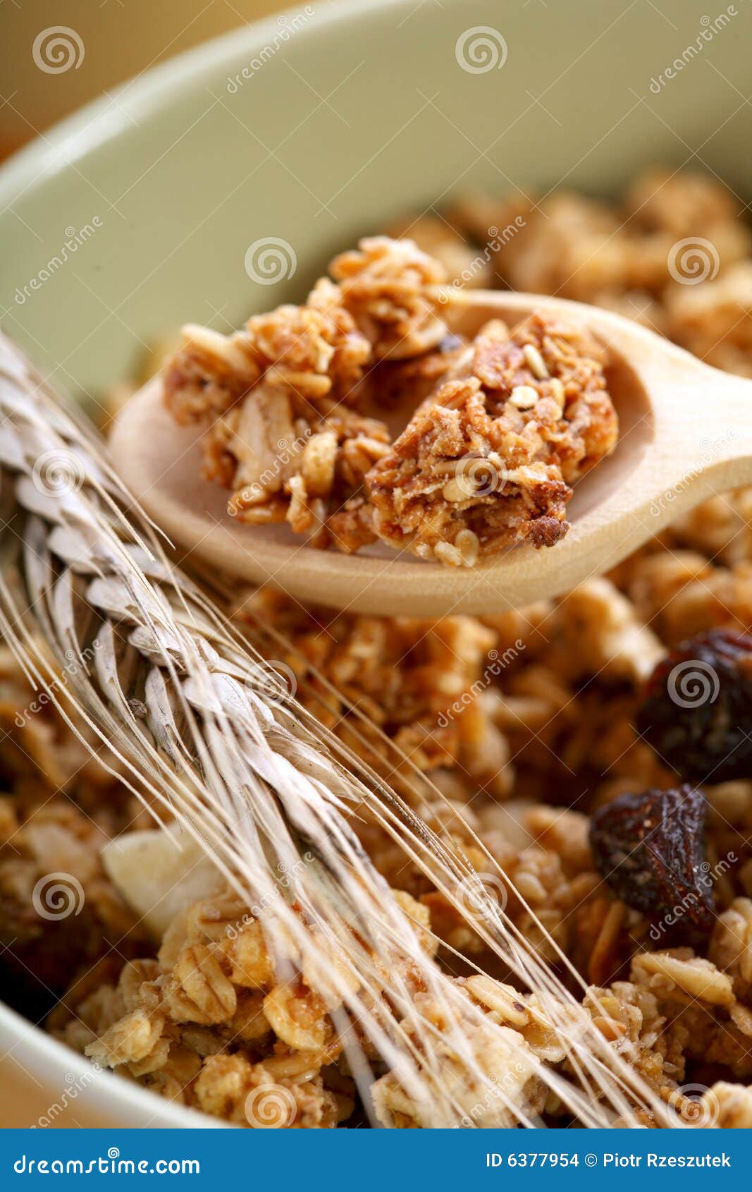 Bowl Full of Musli with Milk, Healthy Breakfast Stock Photo - Image of ...
