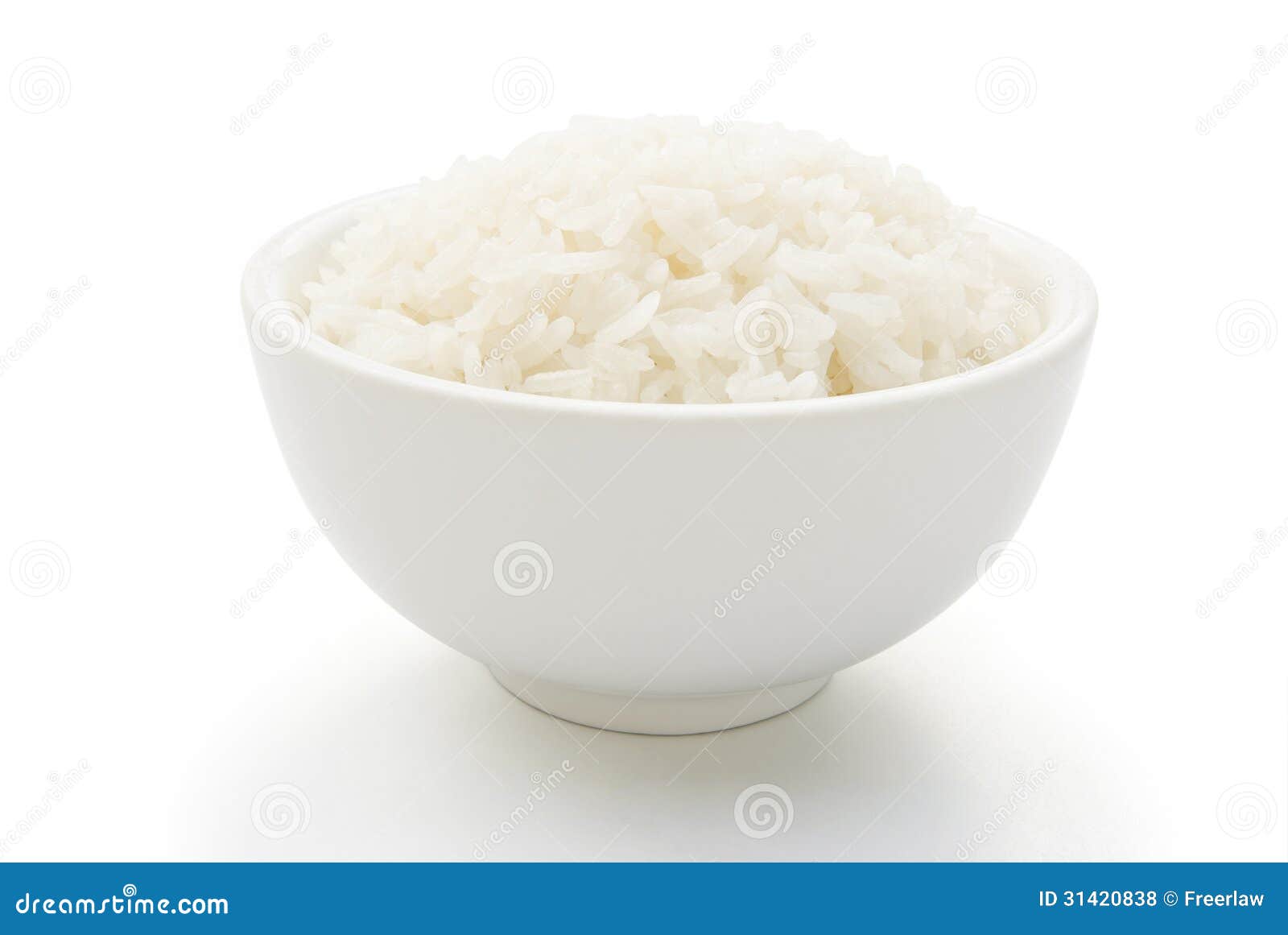 Bowl full of rice stock photo. Image of eating, basmati - 31420838