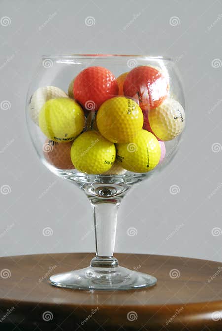 Bowl of Golf Balls stock photo. Image of yellow, play - 6605404